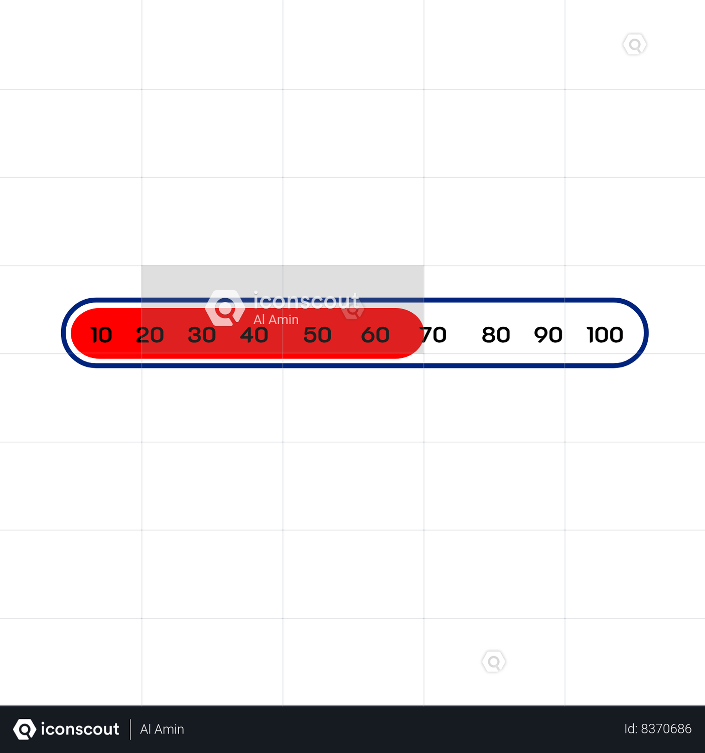 100 Percent Progress Bar Animation by Al Amin | LottieFiles