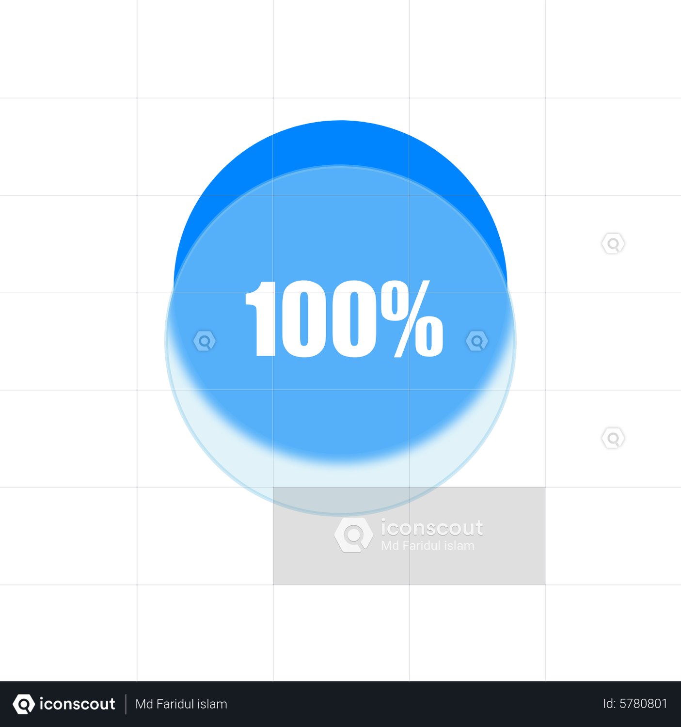 Animación 100 por ciento por Md Faridul islam | LottieFiles