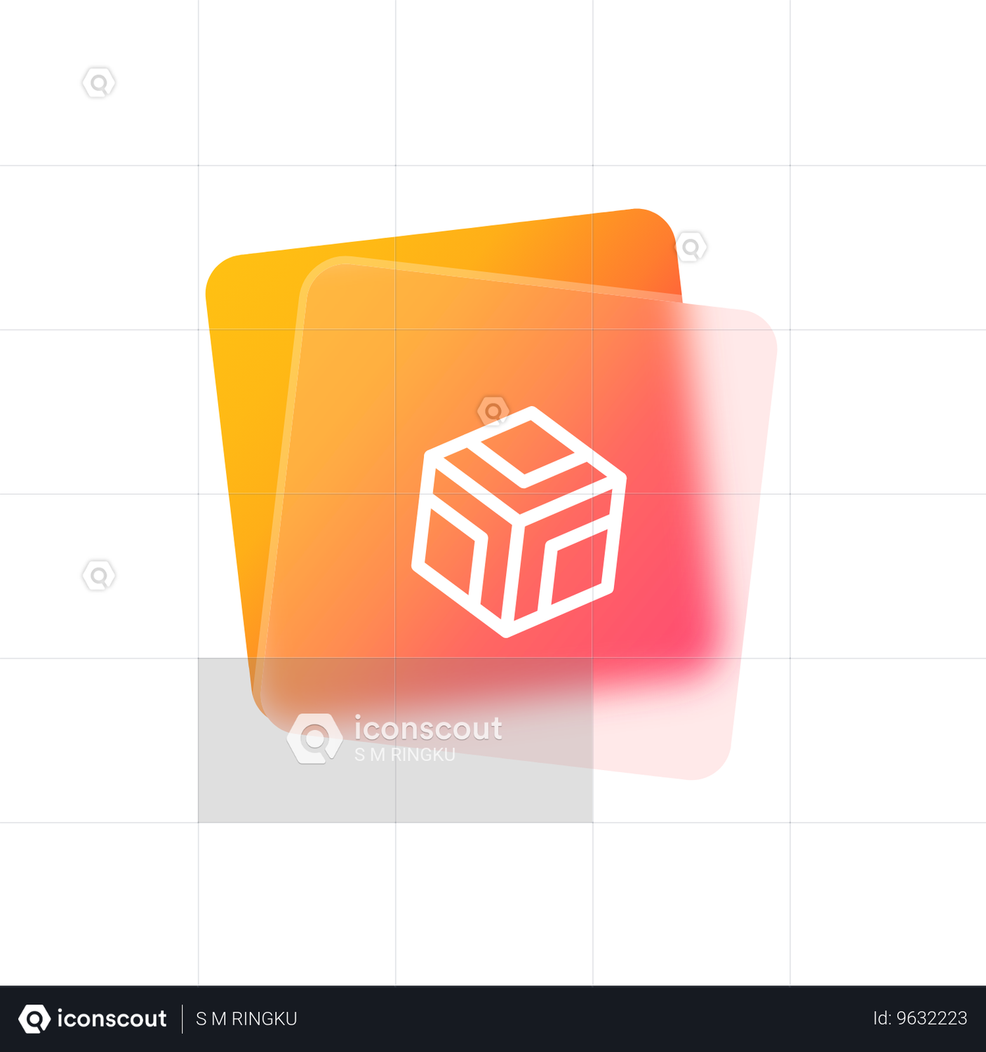 3D Cube Animation by S M RINGKU | LottieFiles