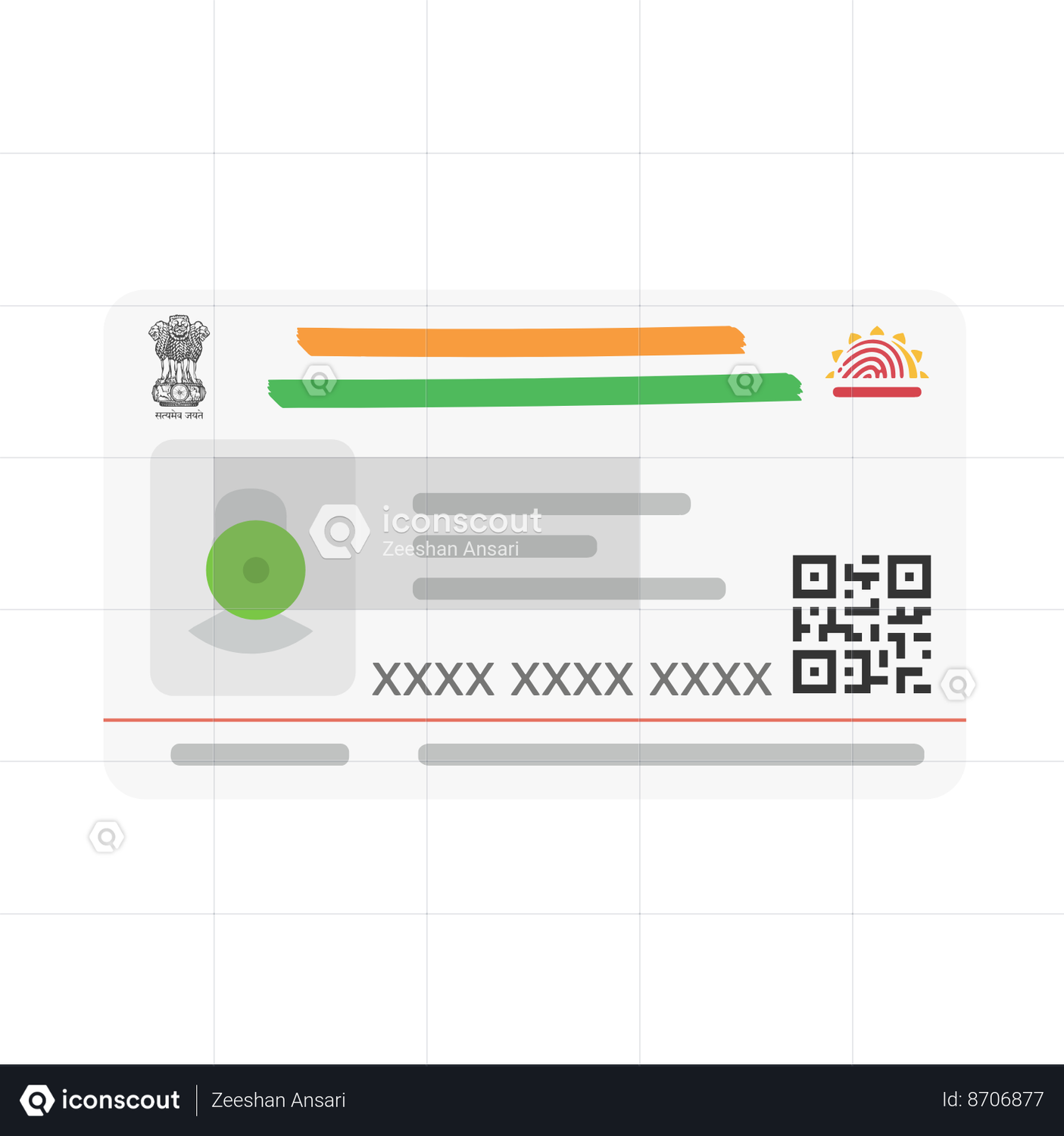 Aadhar Card Upload Success Animation by Zeeshan Ansari | LottieFiles