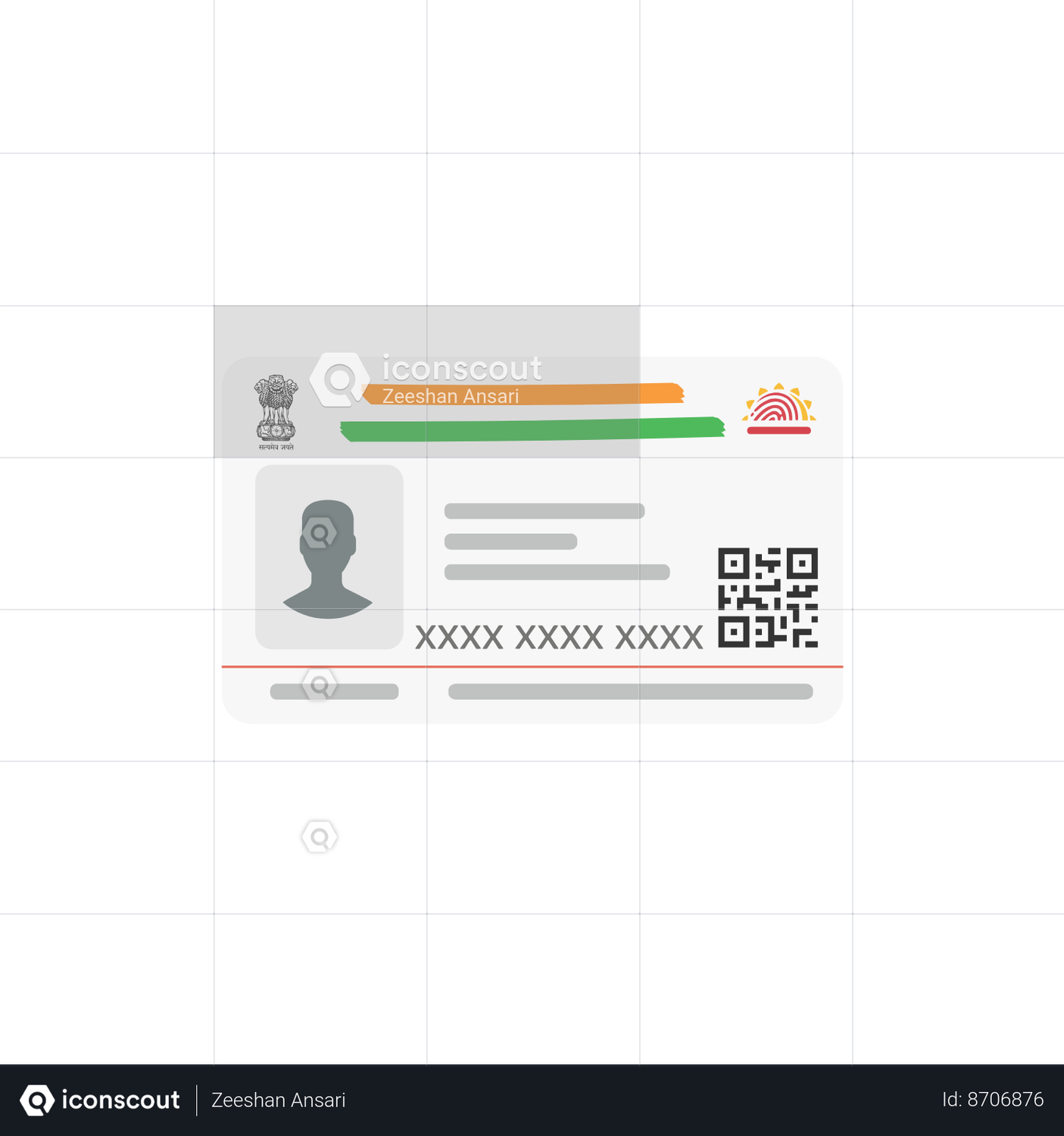 Aadhar Card Validation Failed Animation by Zeeshan Ansari | LottieFiles