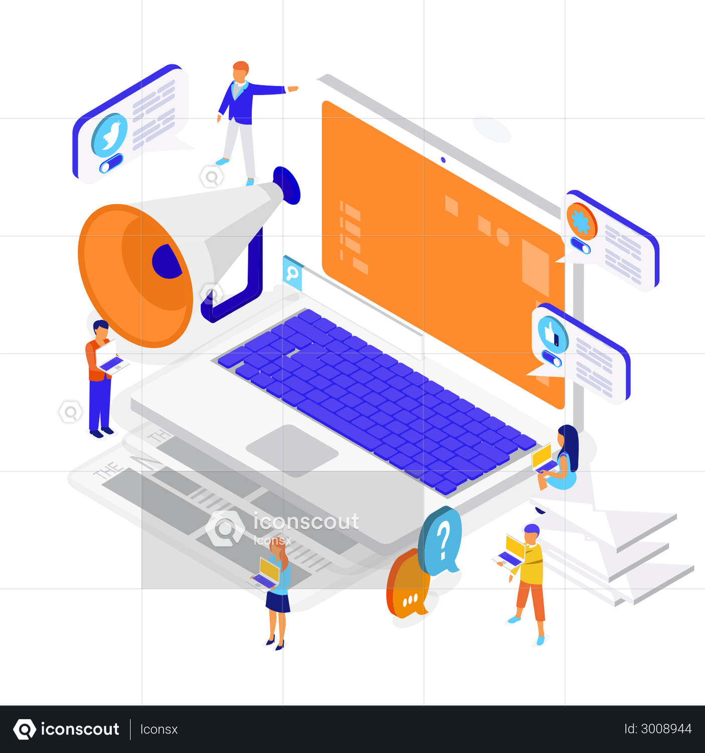 Advertising Animation by Iconsx | LottieFiles