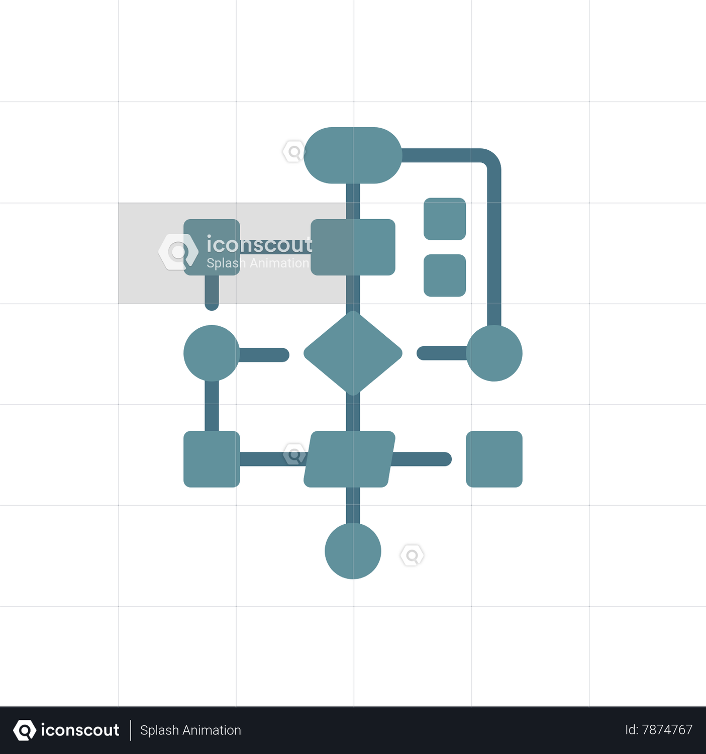Ai Algorithm Animation by Splash Animation | LottieFiles