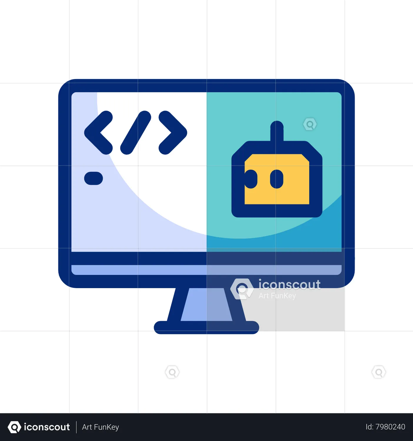 AI Coding Animated Icon - Science & Technology Animated Icons | IconScout