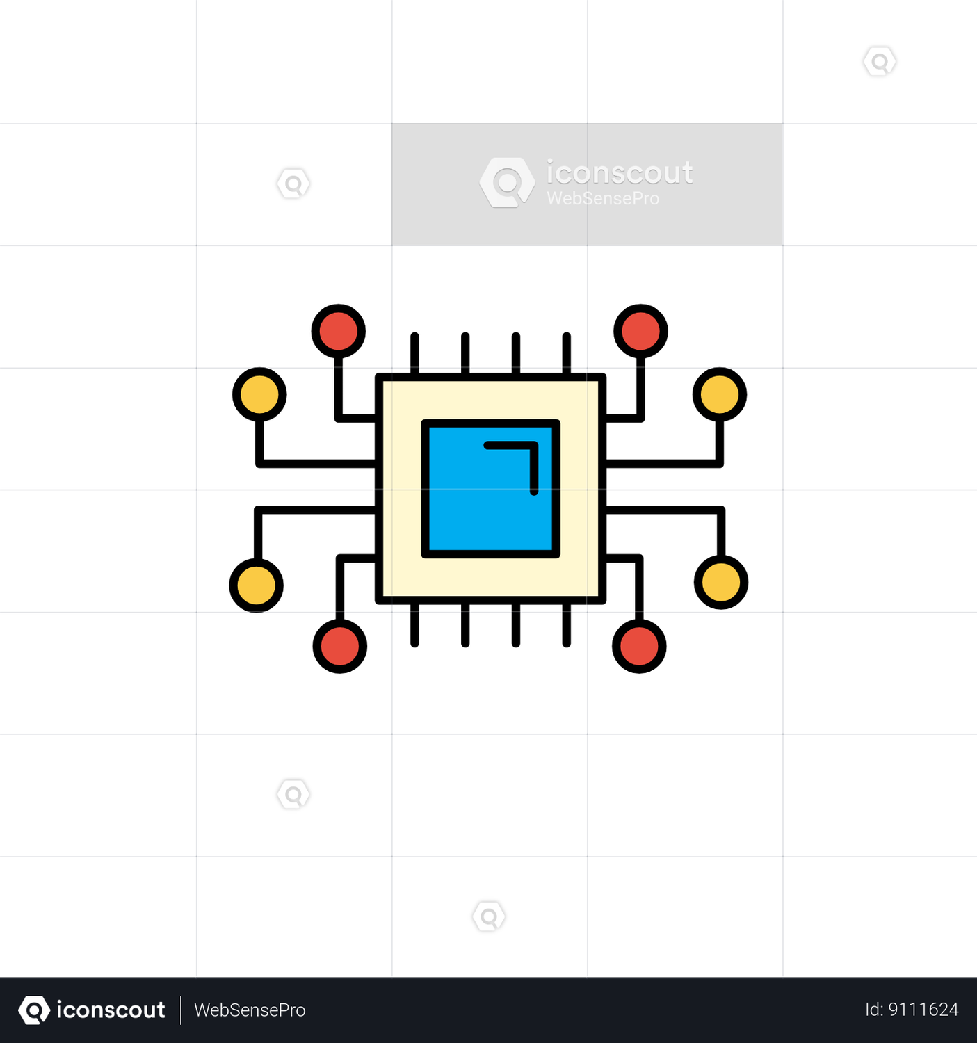 Ai Processor Animation by WebSensePro | LottieFiles