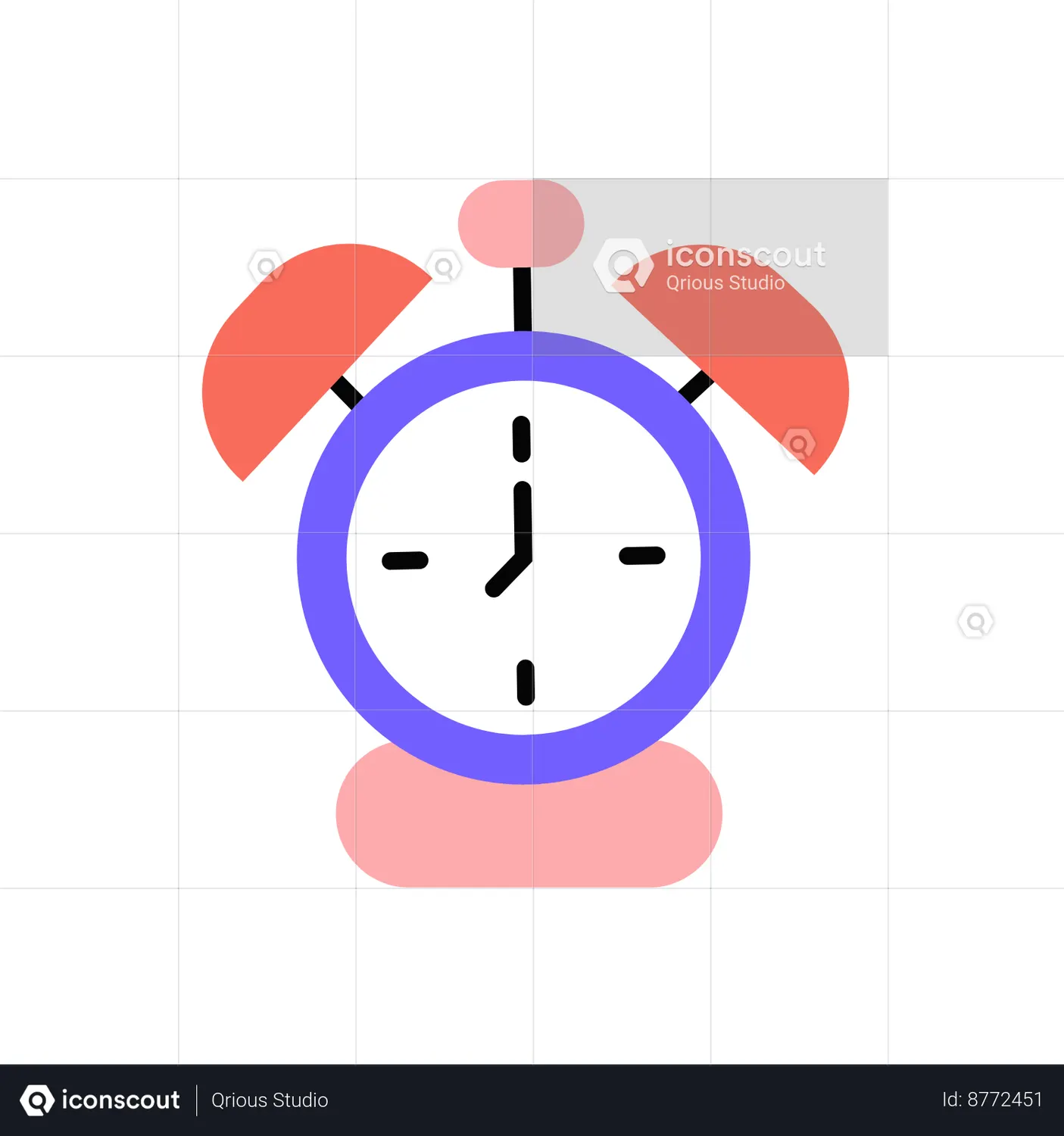 Alarm Clock Animated Icon download in JSON, LOTTIE or MP4 format