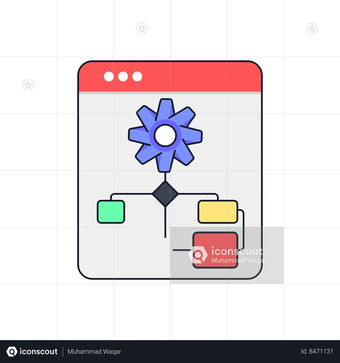 Algorithm Animated Icon download in JSON, LOTTIE or MP4 format