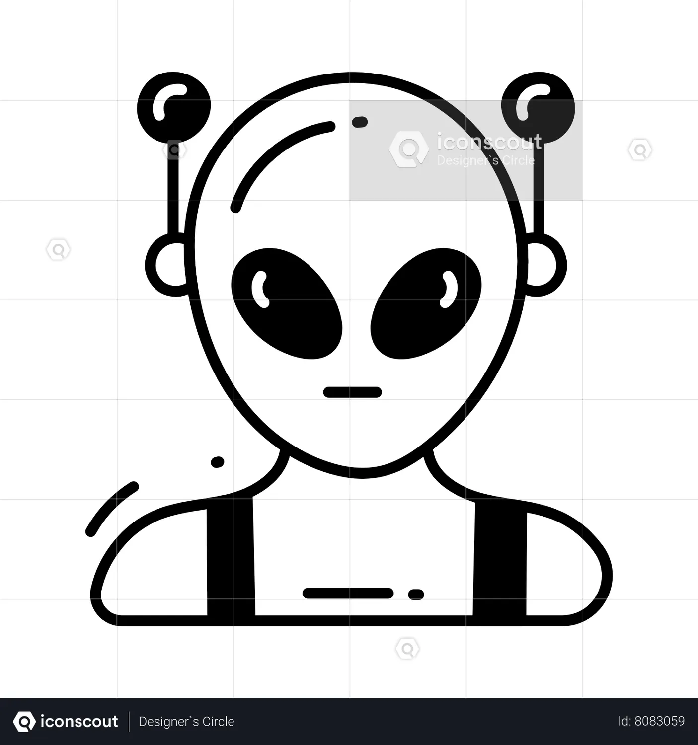 Alien Animated Icon Download In Json Lottie Or Mp4 Format