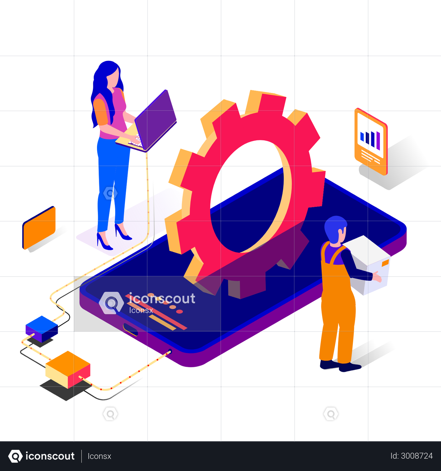 App Development Animation by Iconsx | LottieFiles