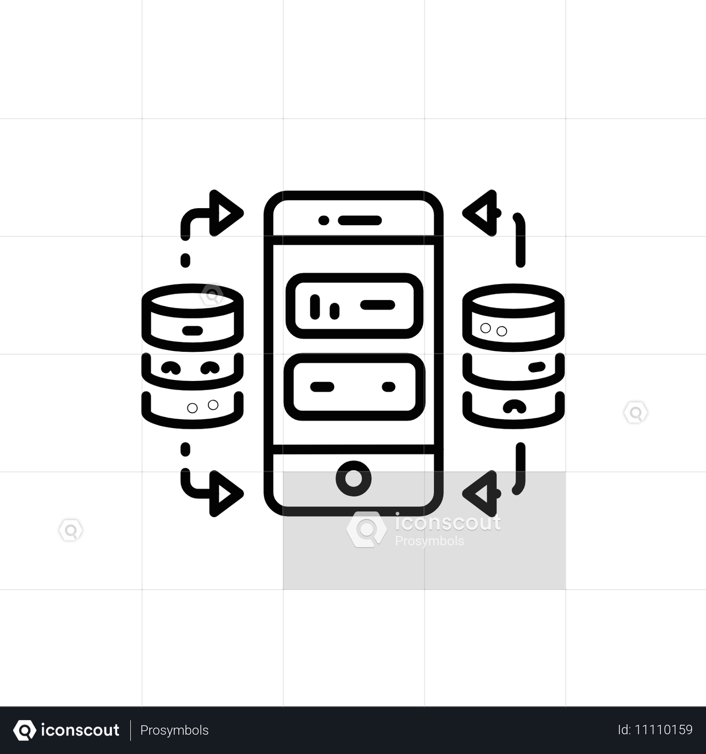 Application Database Animation by Prosymbols | LottieFiles