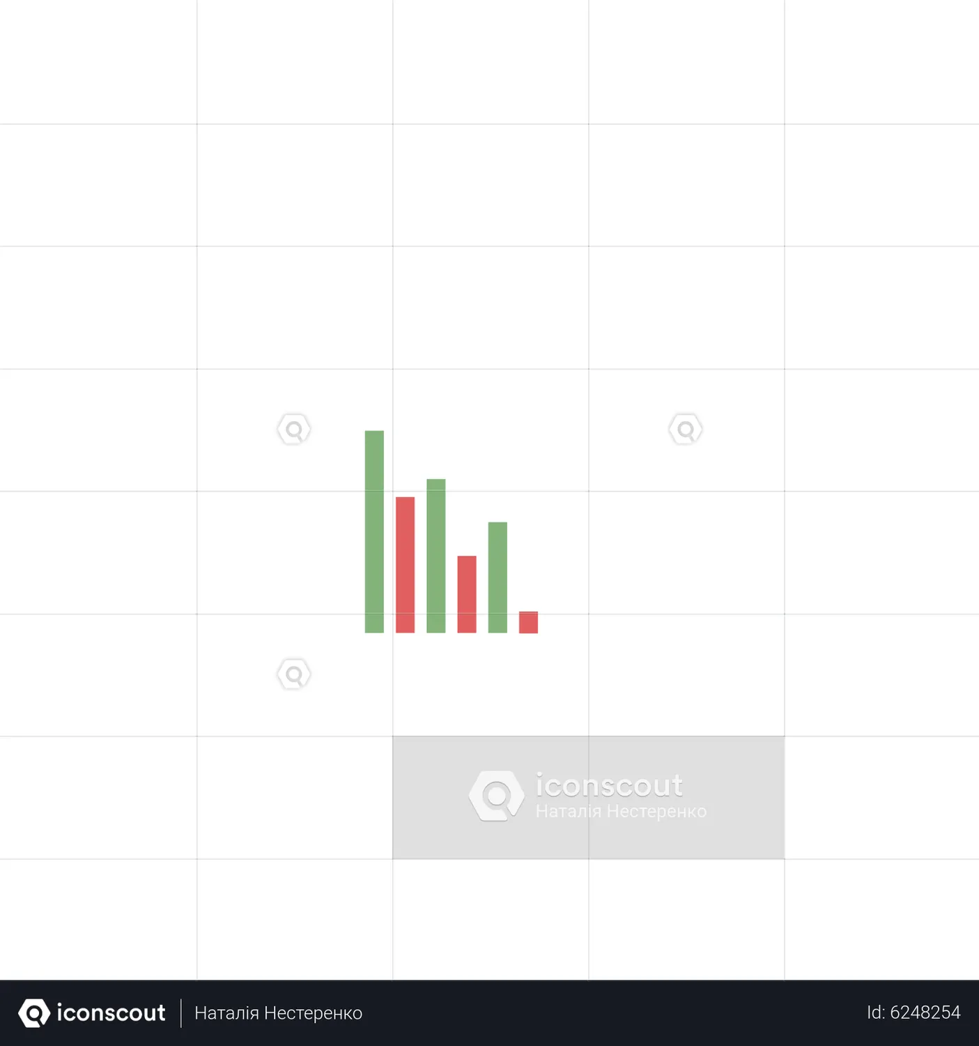 Bar Chart Animated Icon download in JSON, LOTTIE or MP4 format