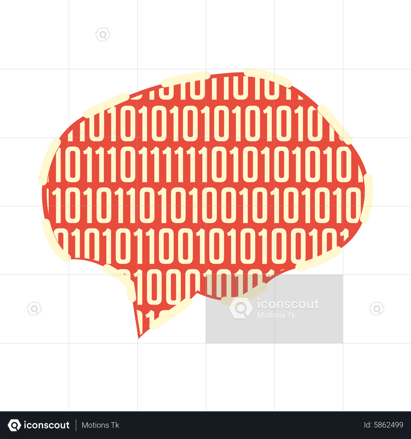 Binary Brain 애니메이션 by Motions Tk | LottieFiles