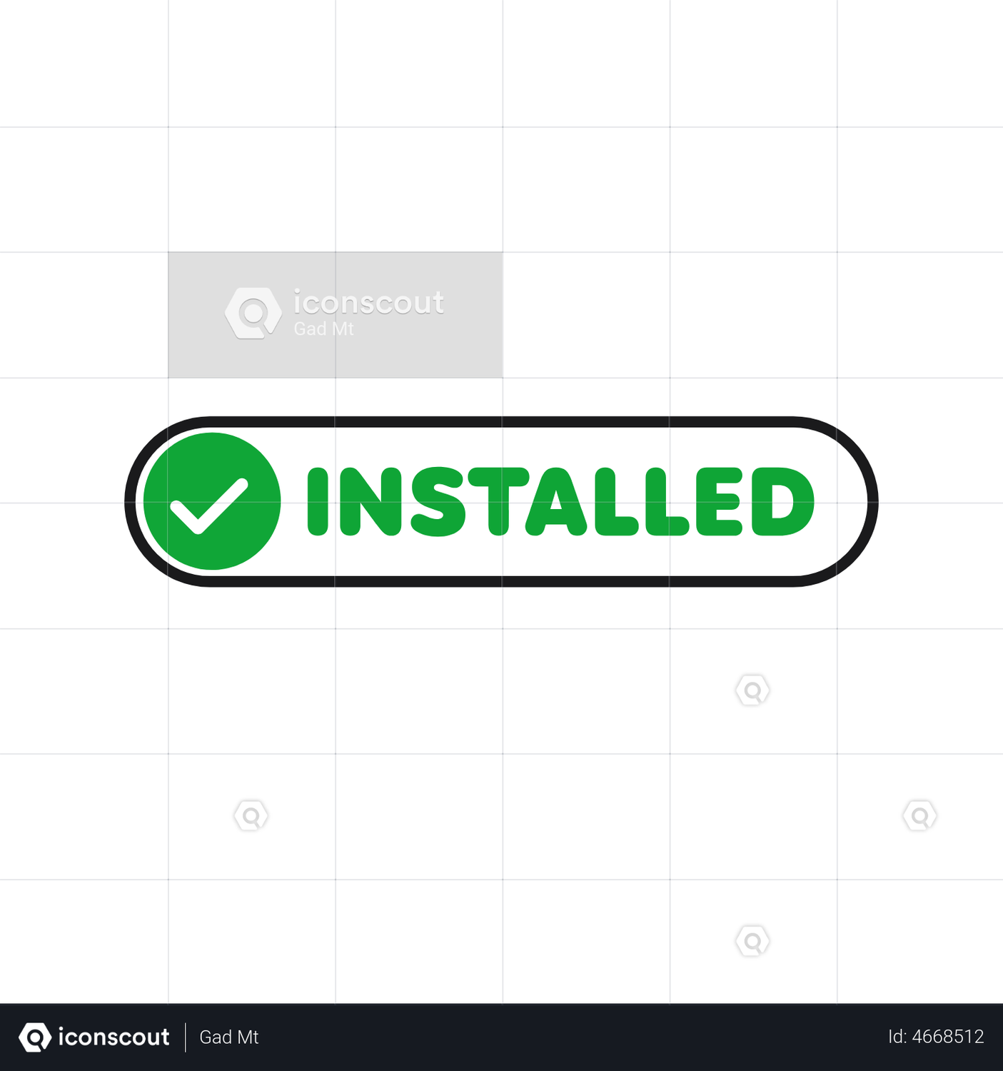 Botón Instalado Animation By Gad Mt Lottiefiles