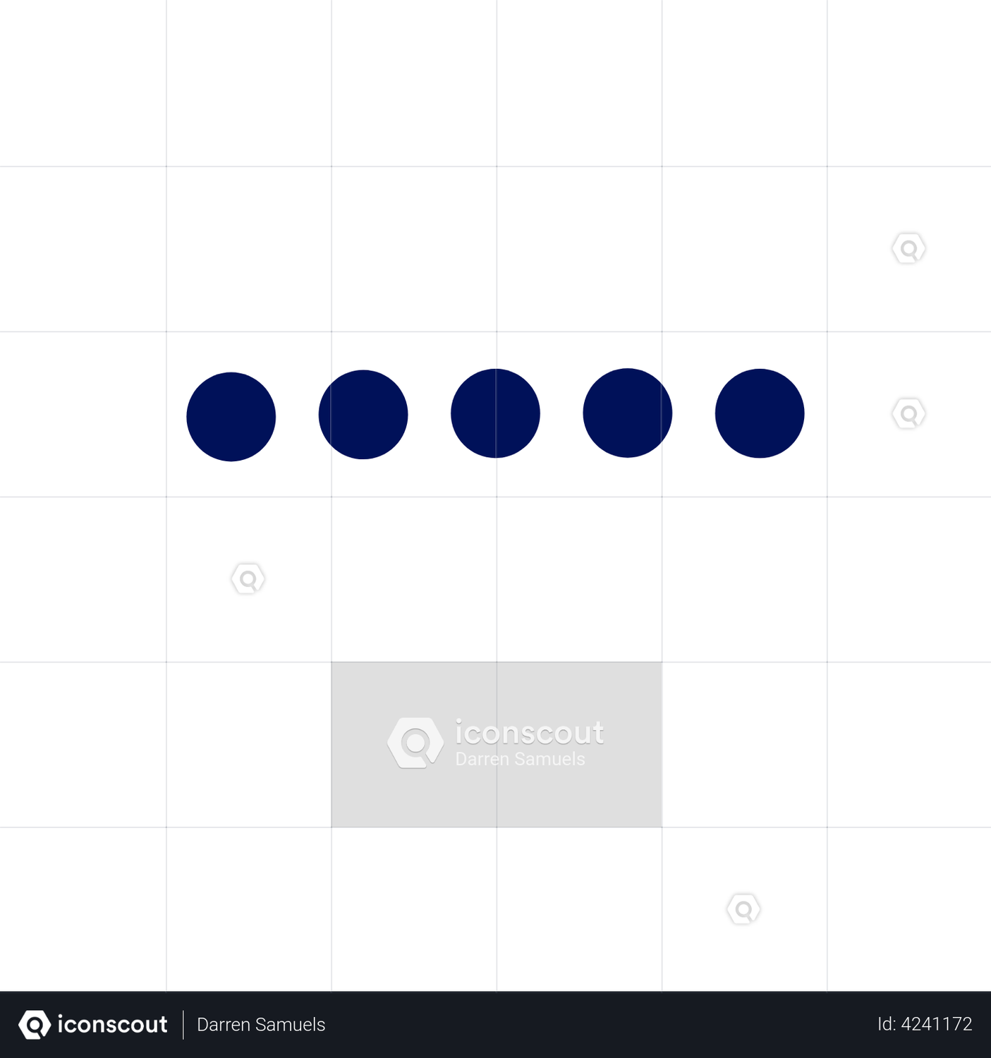 Bouncing Dots Loader Animation by Darren Samuels | LottieFiles