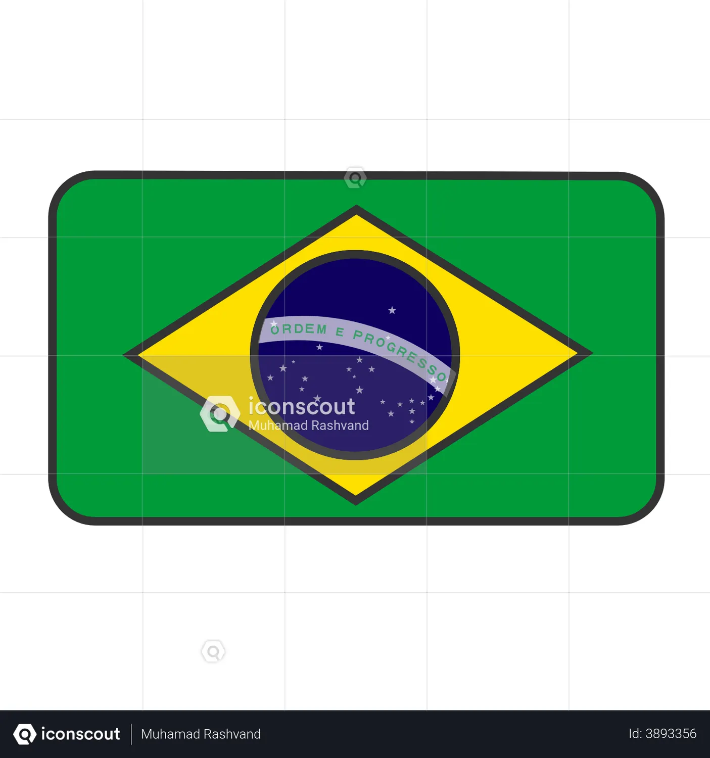 Brazil Flag Flag Animation - Free Download Maps And Navigation Flag Animations | IconScout