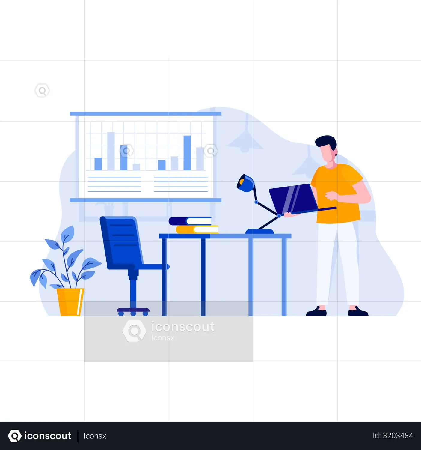Business Analytics Animated Icon Download In Json Lottie Or Mp4 Format