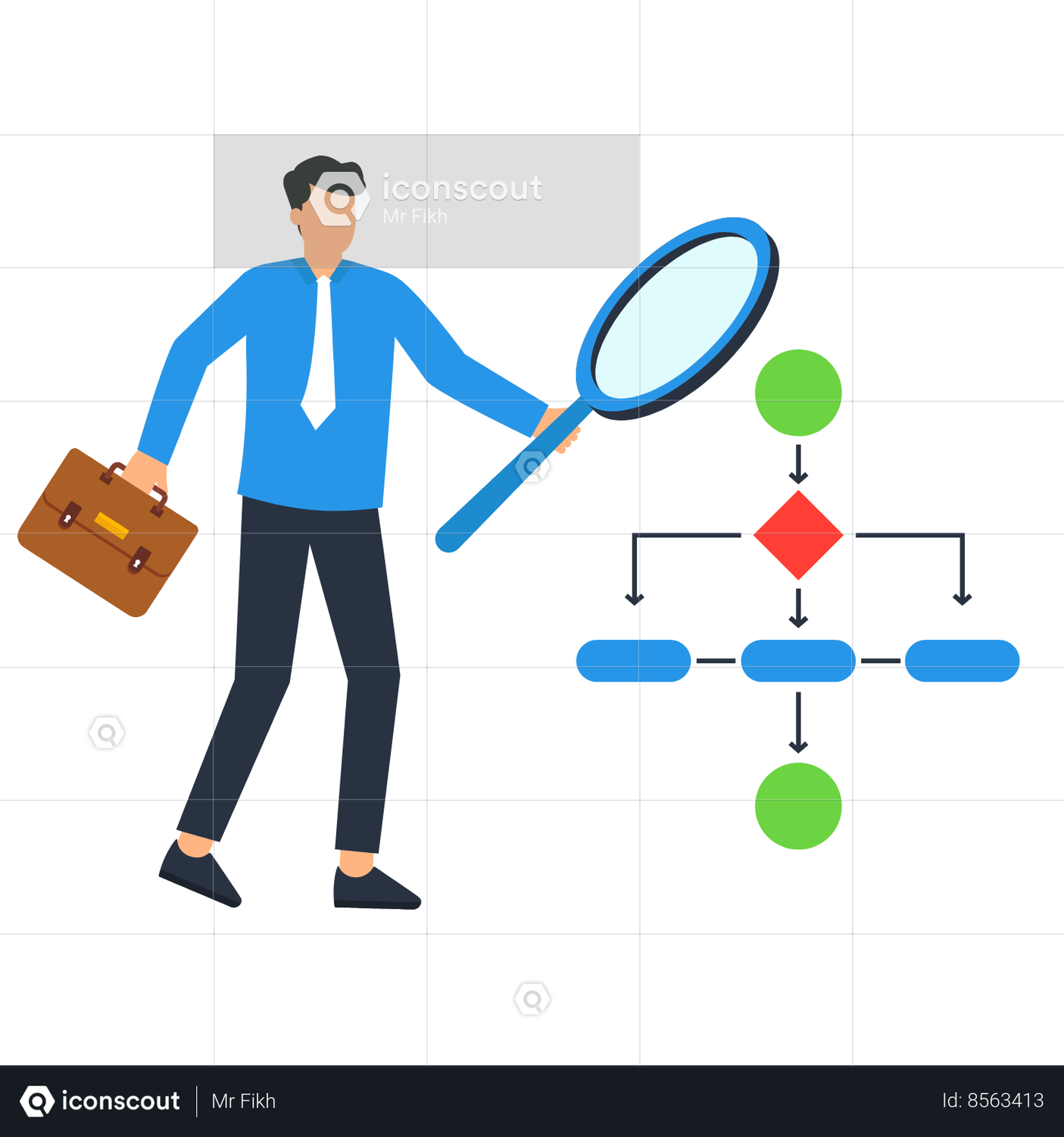 Business Flowchart Animation by Mr Fikh | LottieFiles