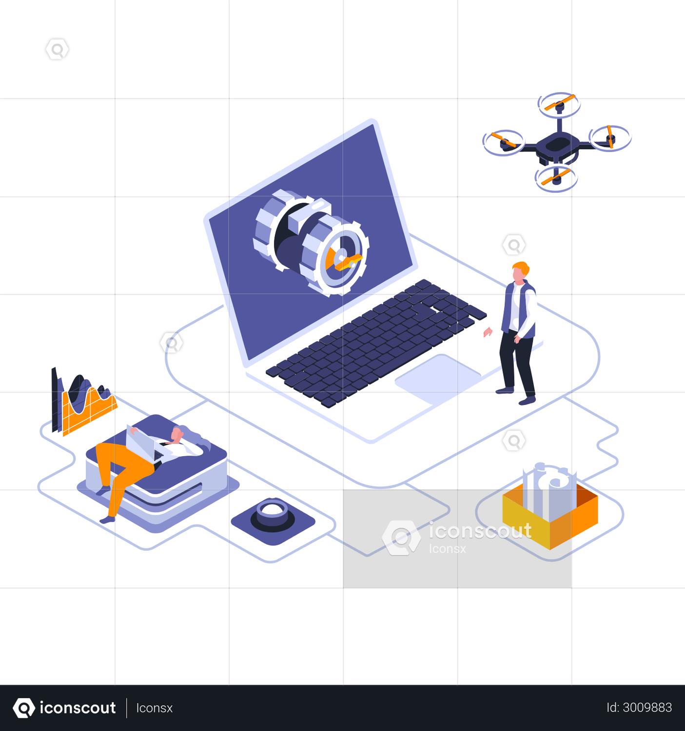 Business Mechanism Animation by Iconsx | LottieFiles