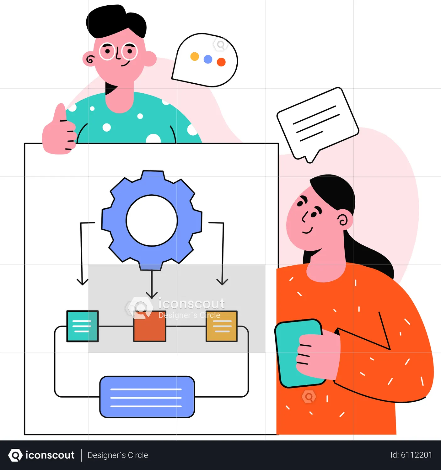 Business Workflow Animation - Free Download Business Animations | IconScout