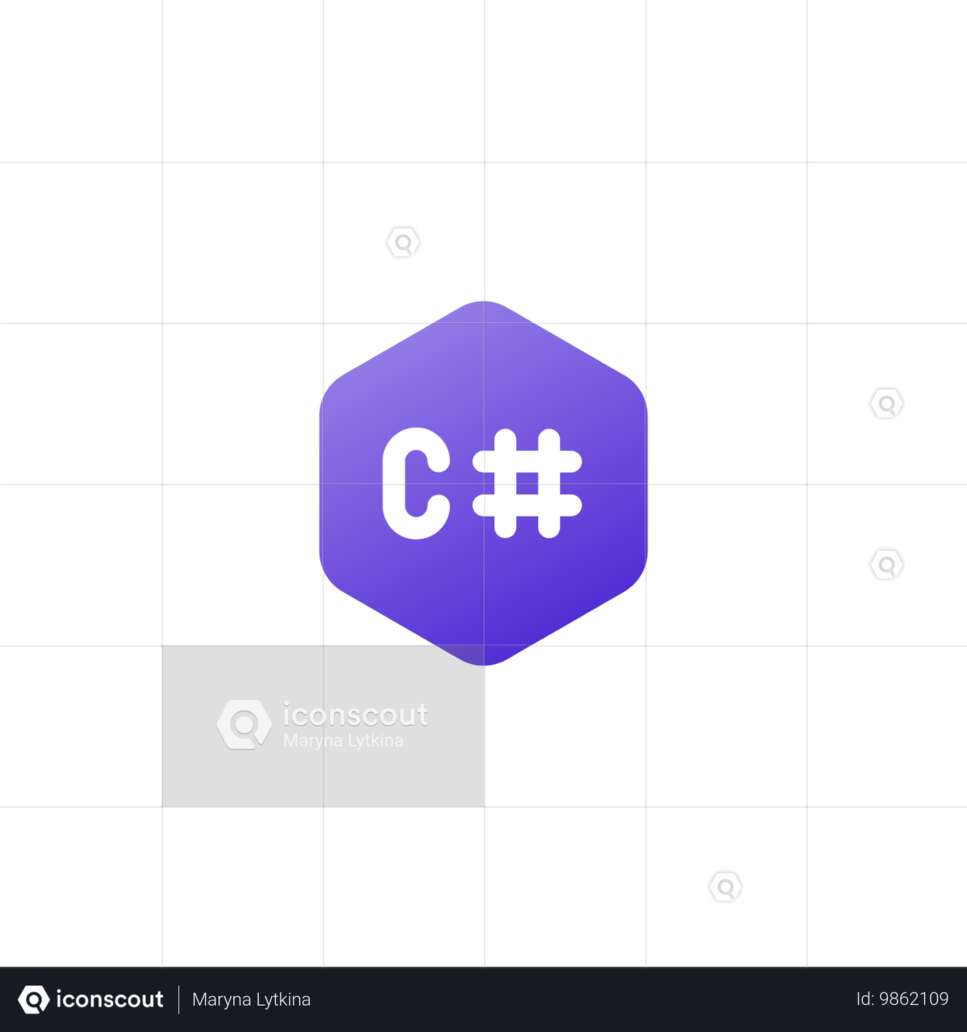 C# Logo Animation by Maryna Lytkina | LottieFiles