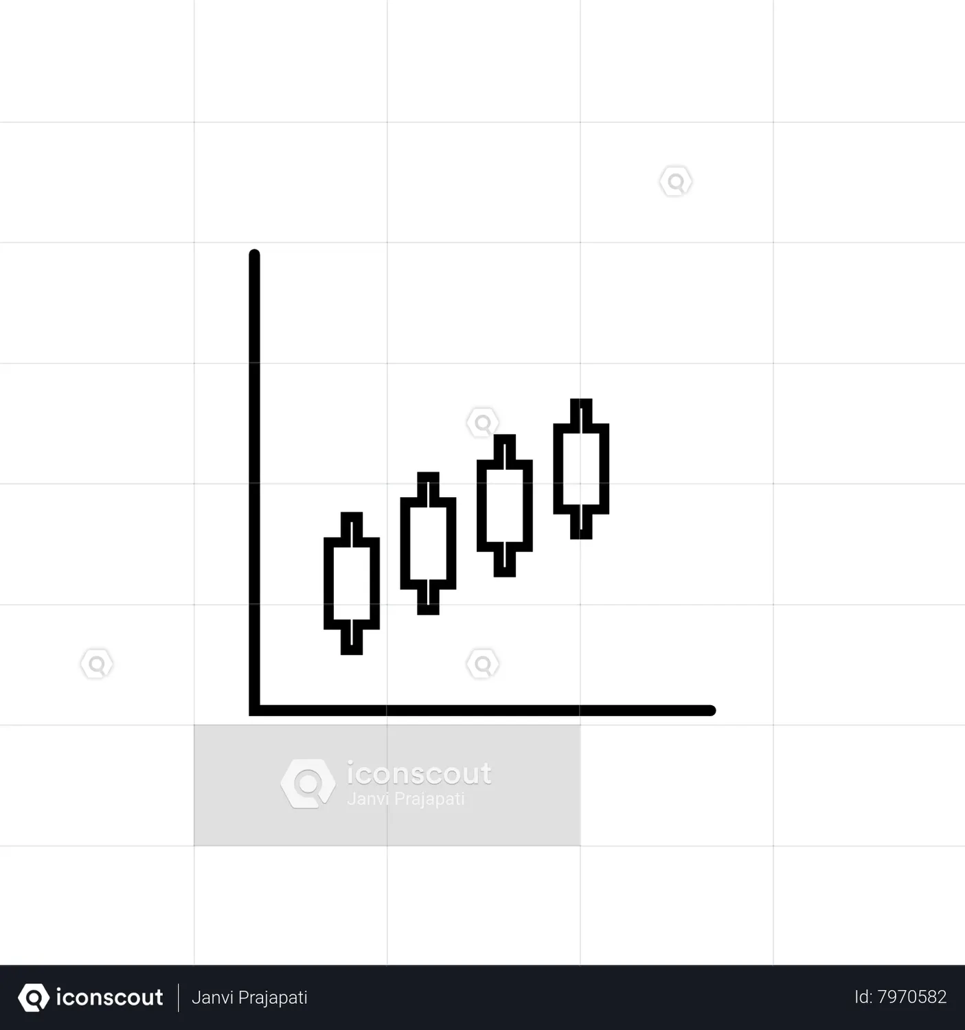 Candle Stick Chart Animated Icon Download In Json Lottie Or Mp4 Format 