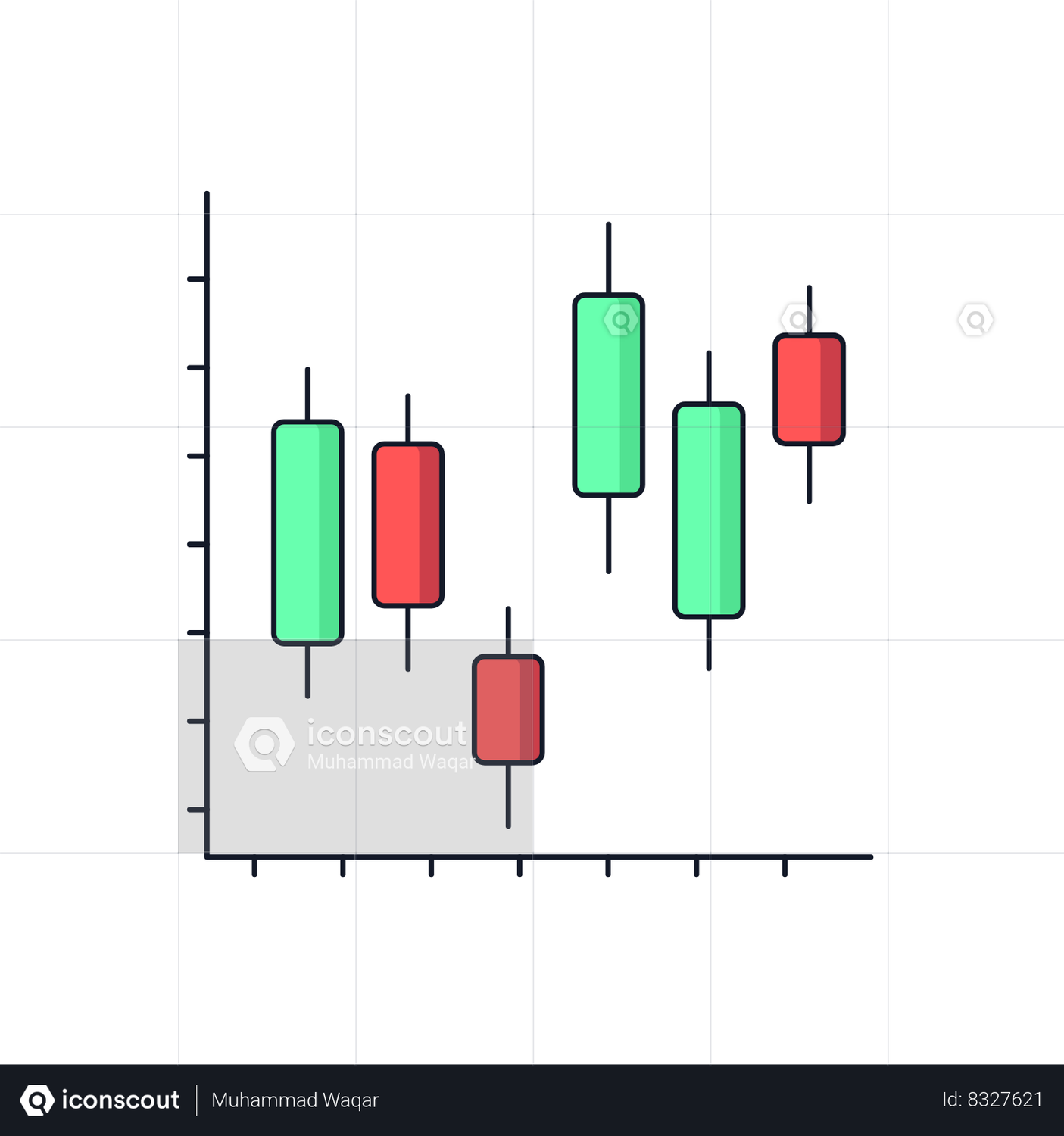 Candlestick Chart Animation by Muhammad Waqar | LottieFiles