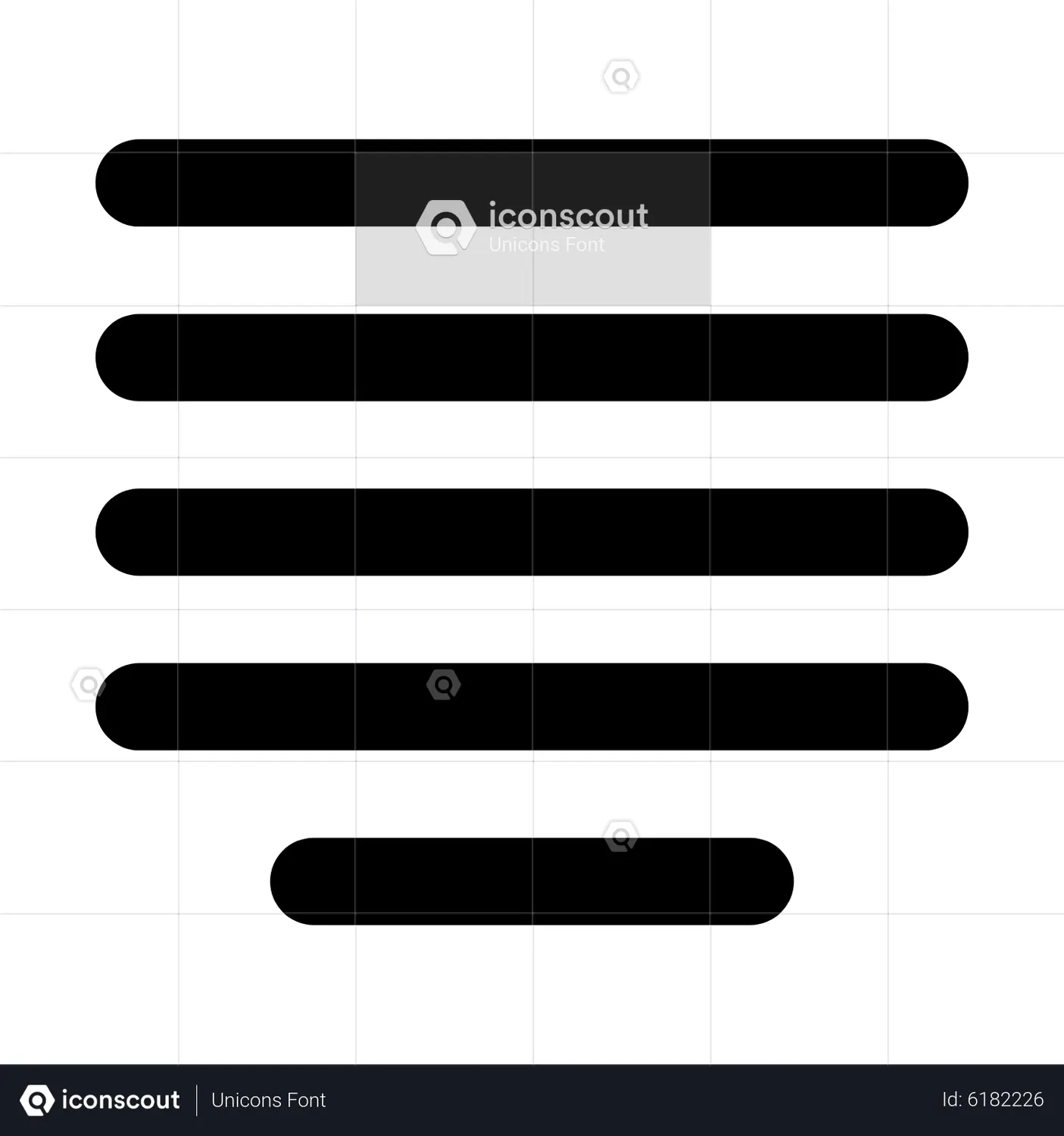Center Alignment Animated Icon Download In Json Lottie Or Mp4 Format