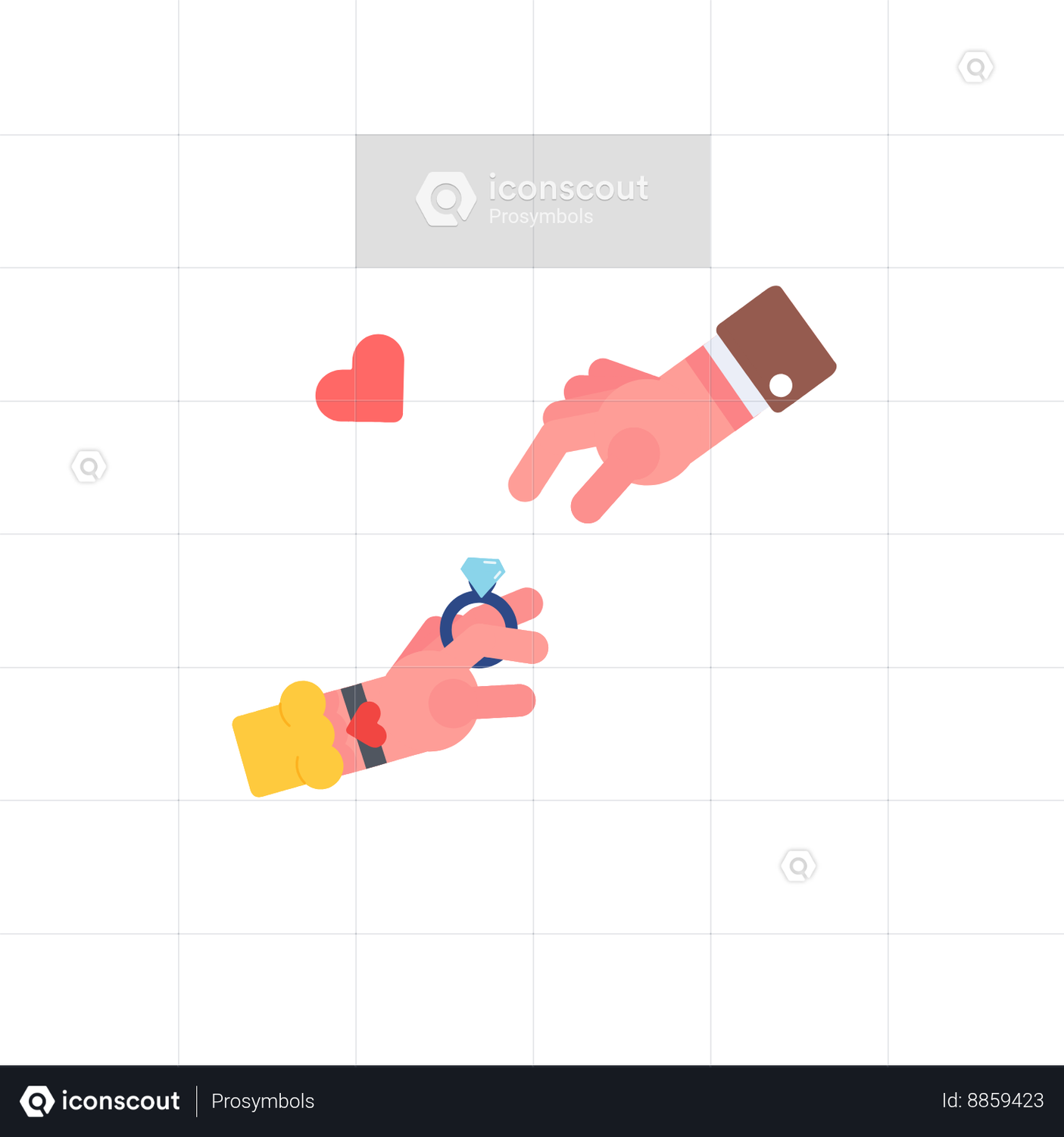 Animación ceremonia de compromiso por Prosymbols | LottieFiles