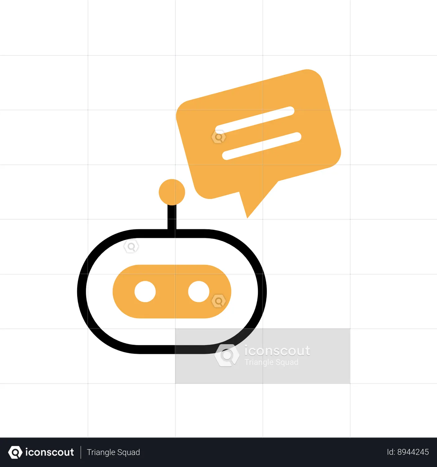 Chatbot Animated Icon Download In Json Lottie Or Mp4 Format