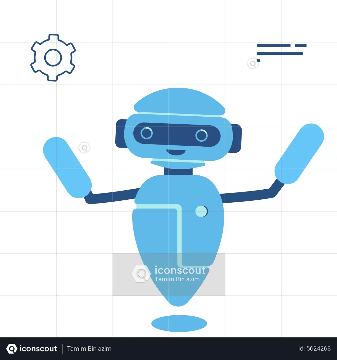 Chatbot Optimization Animated Icon Free Download Science And Technology