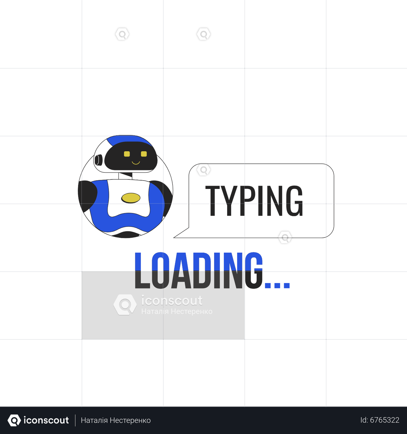 Chatbot Typing Animation By Наталія Нестеренко Lottiefiles