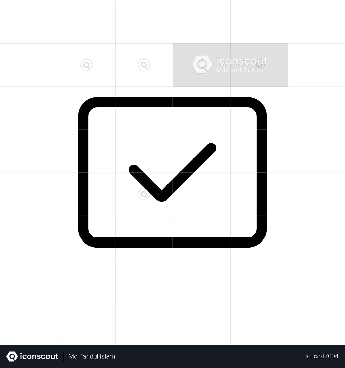 Check Mark Animated Icon download in JSON, LOTTIE or MP4 format