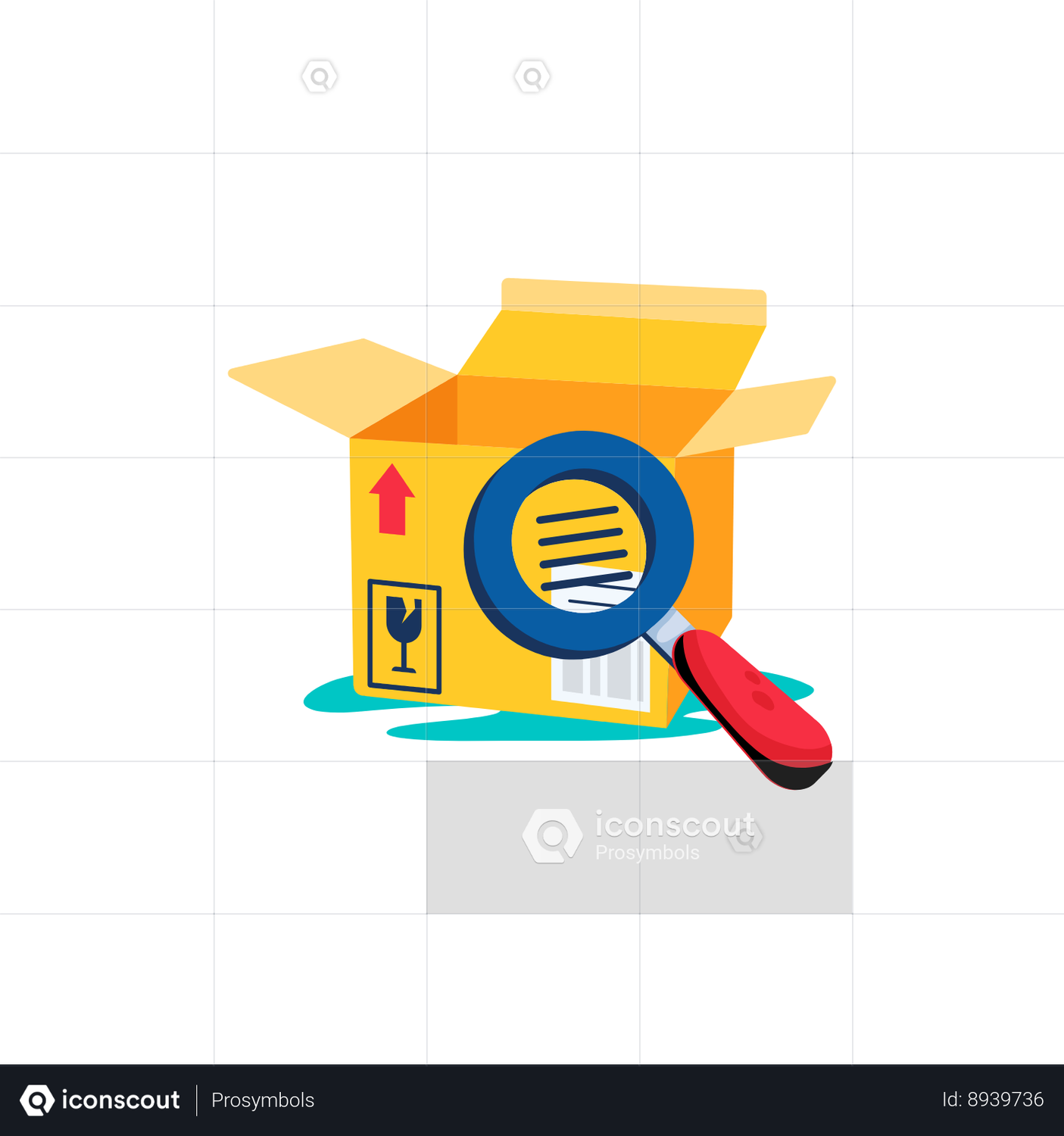 Animación comprobar paquete por Prosymbols | LottieFiles