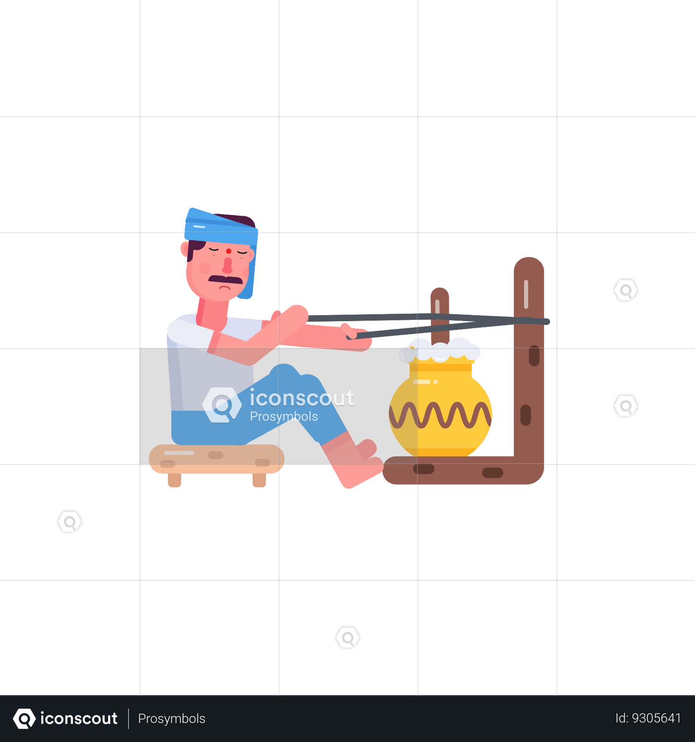 Churning Curd Animation by Prosymbols | LottieFiles