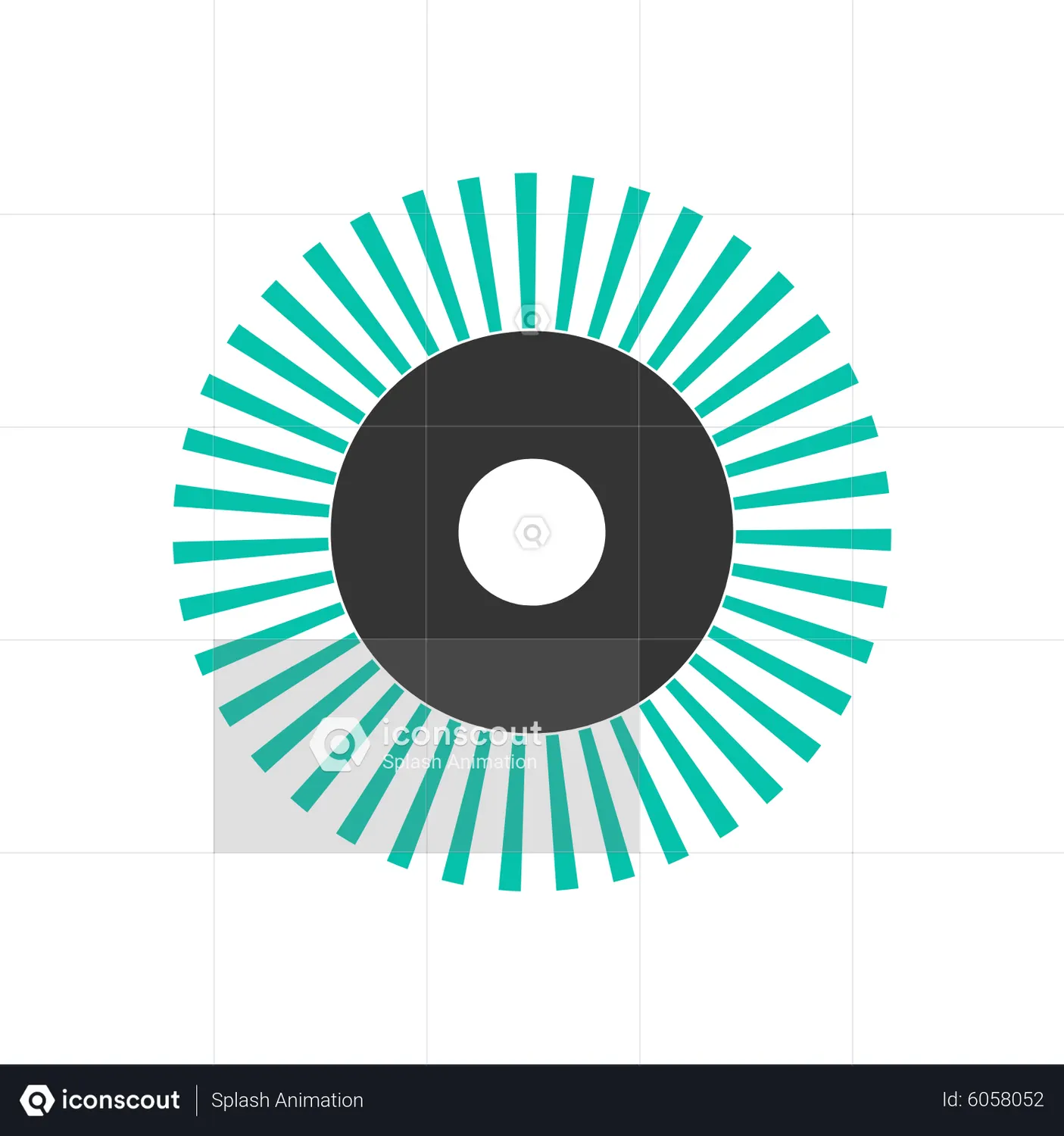 Circle Lines Loader Animated Icon download in JSON, LOTTIE or MP4 format
