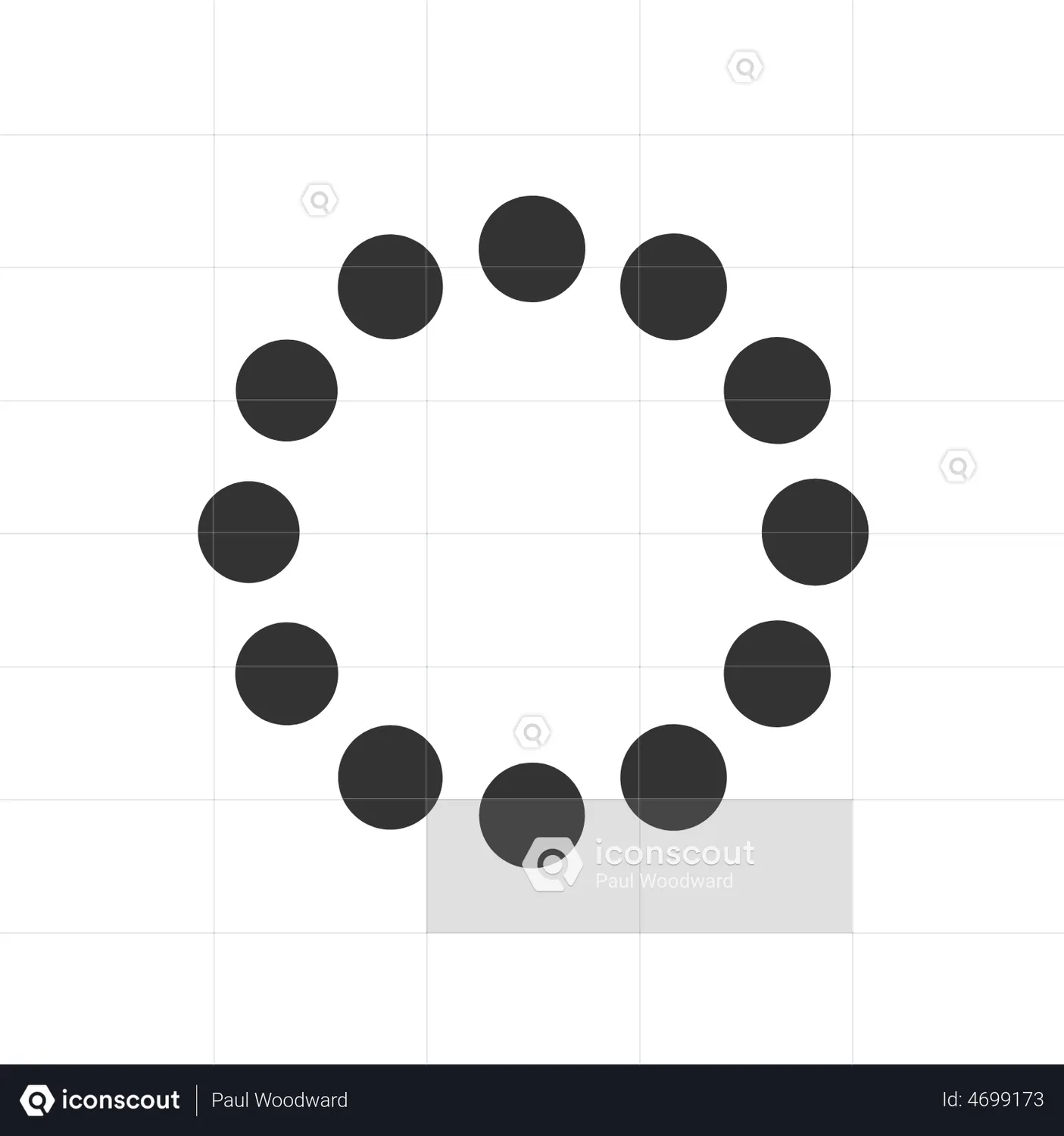 Circular Dots Loader Animated Icon Download In Json Lottie Or Mp4 Format