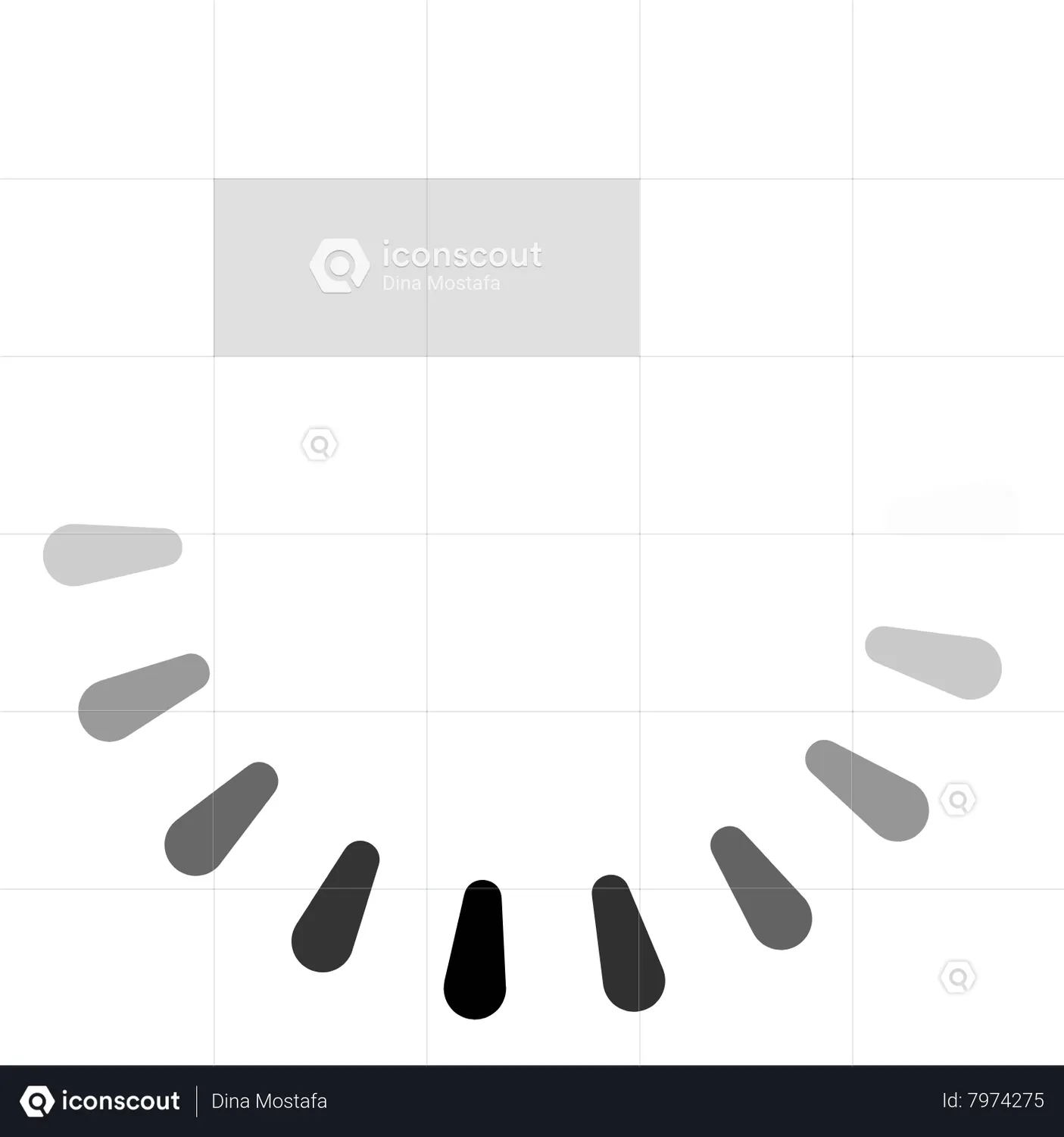Circular Lines Loader Animated Icon download in JSON, LOTTIE or MP4 format