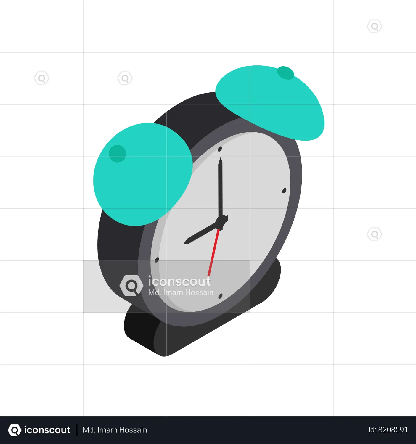 Clock Animated Icon download in JSON, LOTTIE or MP4 format