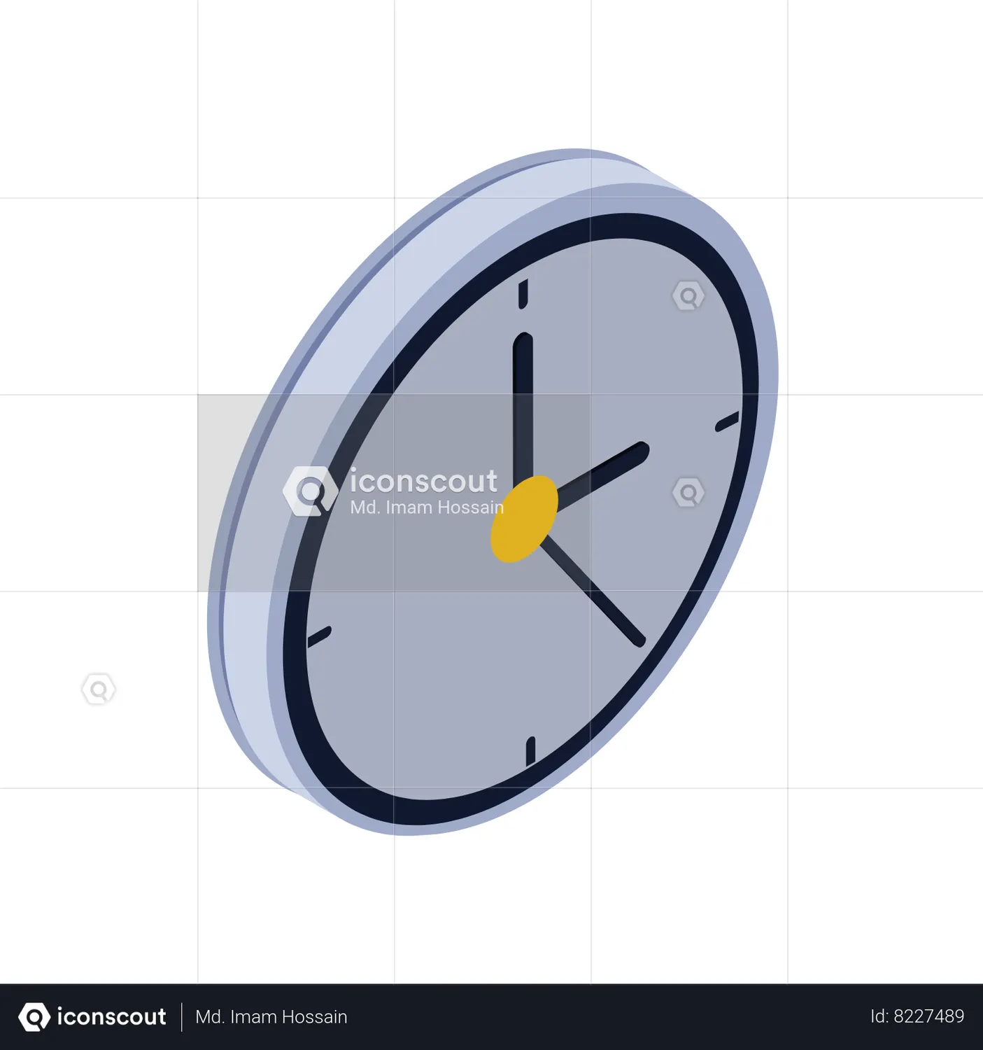 Clock Animated Icon download in JSON, LOTTIE or MP4 format