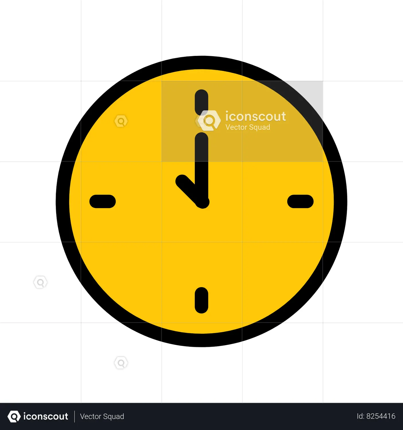 Clock Animated Icon download in JSON, LOTTIE or MP4 format