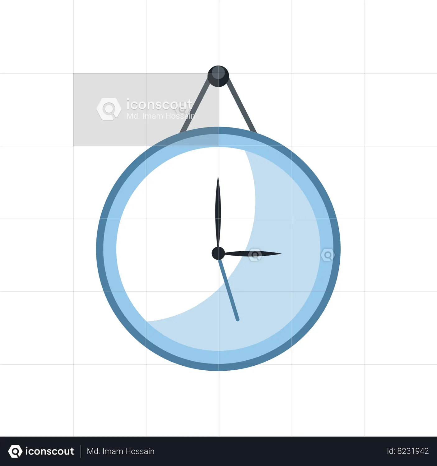 Clock Animated Icon download in JSON, LOTTIE or MP4 format