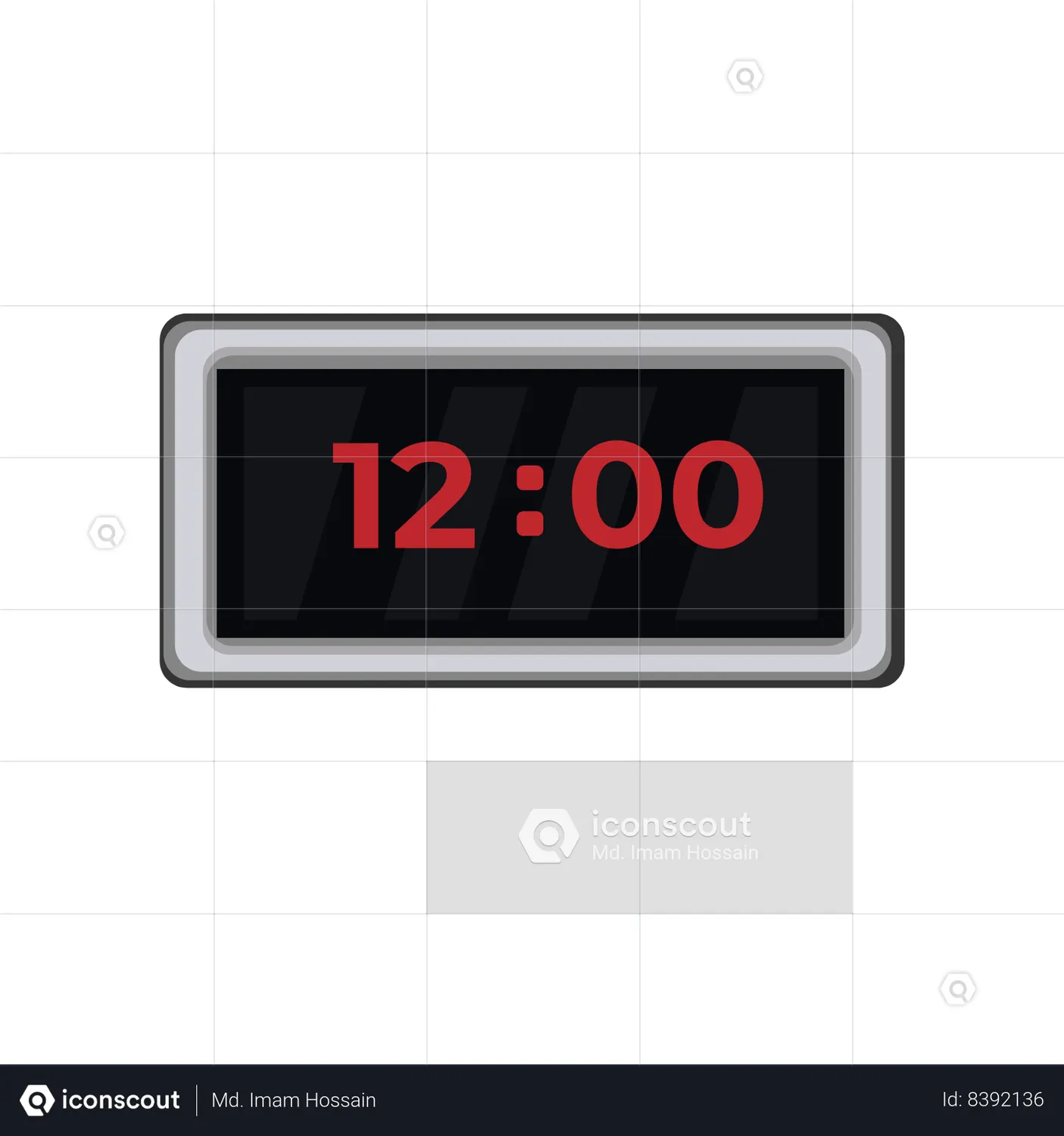 Clock Animated Icon download in JSON, LOTTIE or MP4 format