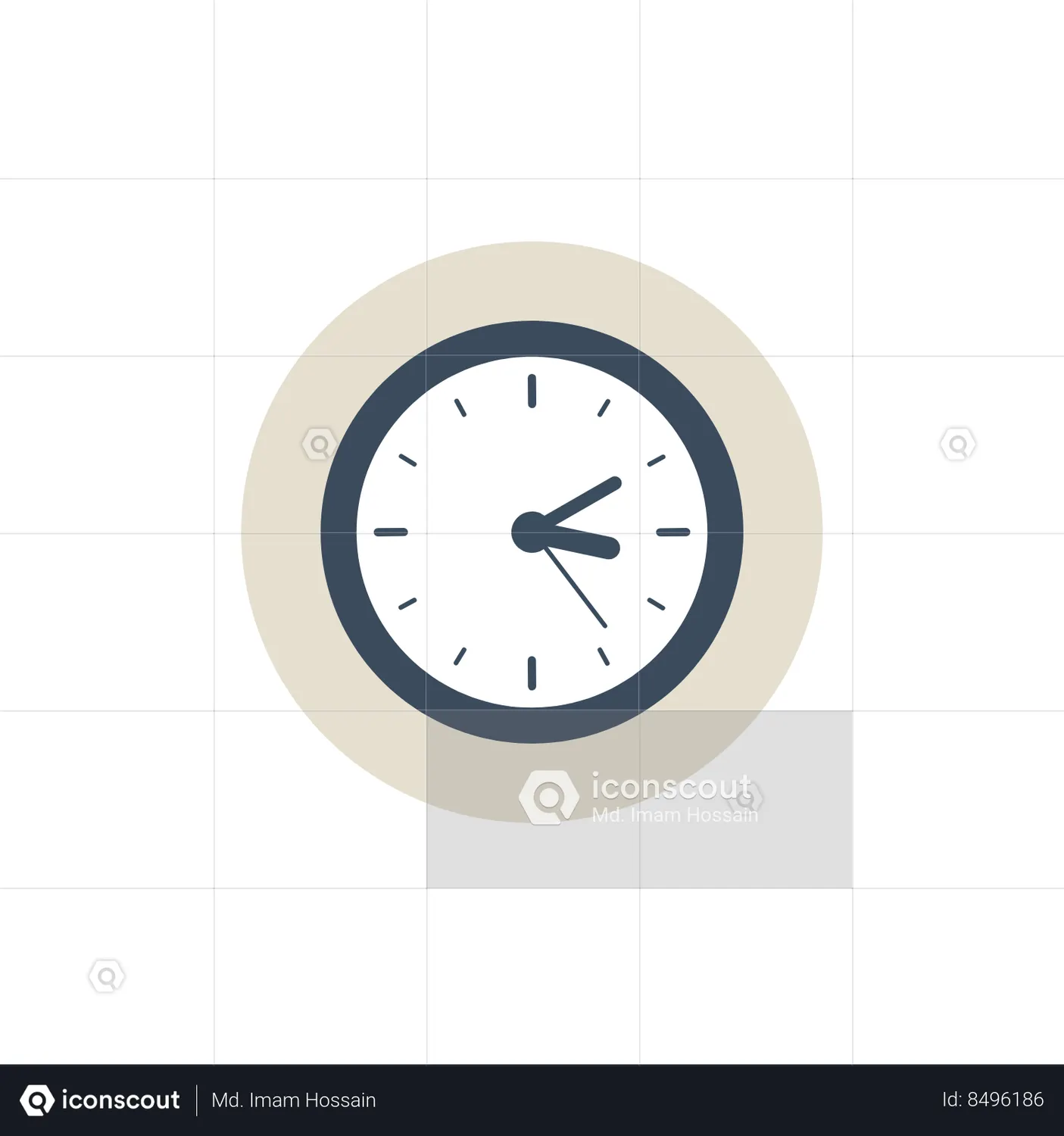 Clock Animated Icon download in JSON, LOTTIE or MP4 format
