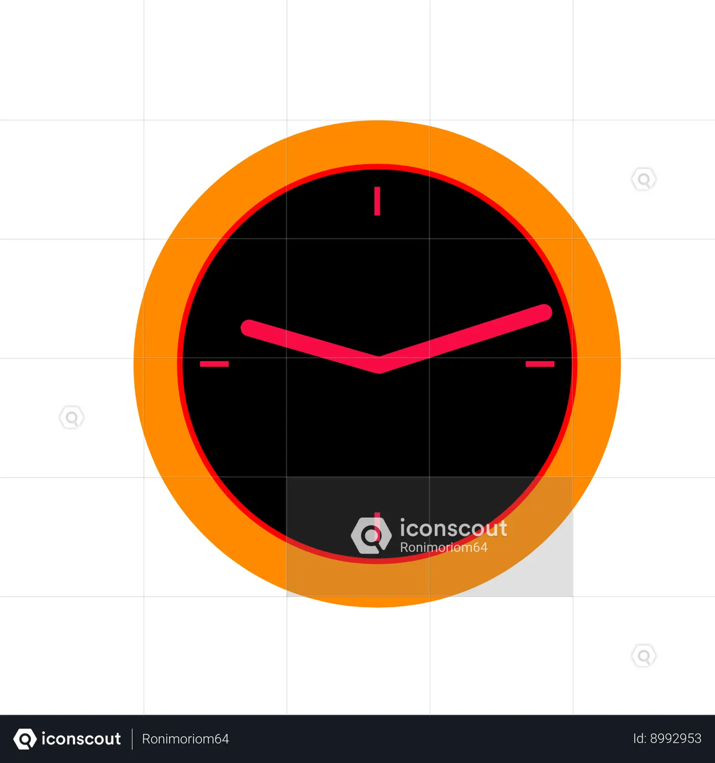 Clock Animated Icon download in JSON, LOTTIE or MP4 format
