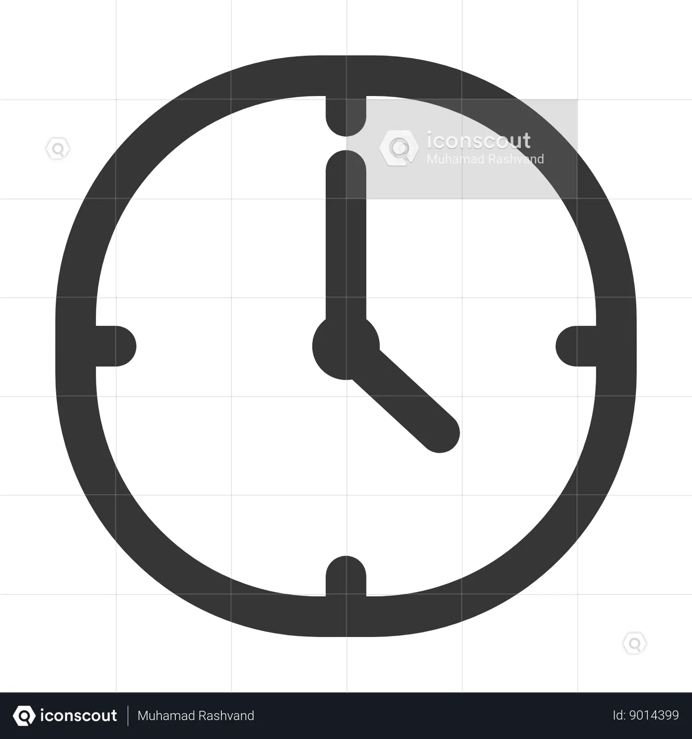 Clock Animated Icon download in JSON, LOTTIE or MP4 format