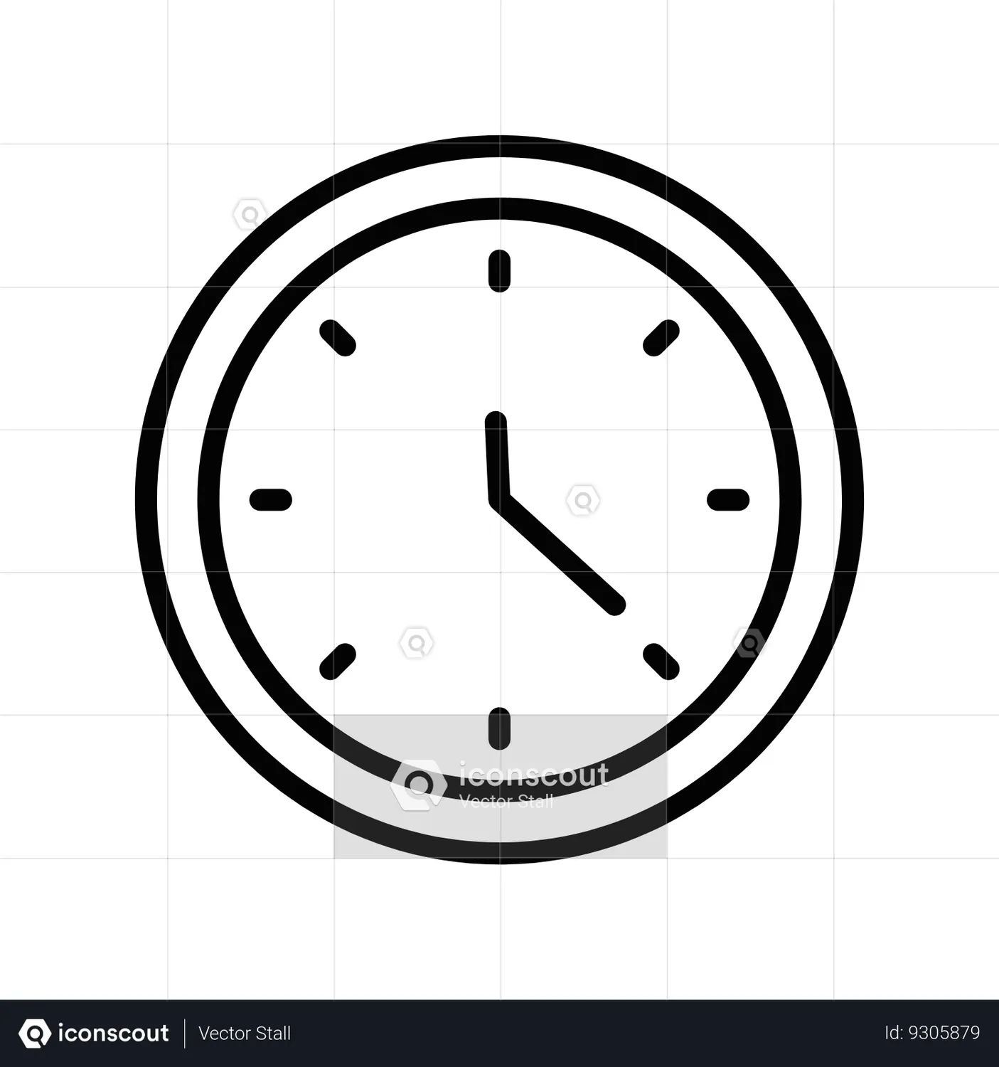 Clock Animated Icon download in JSON, LOTTIE or MP4 format