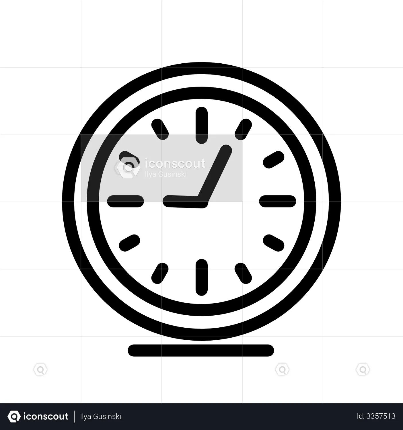 Clock Animated Icon download in JSON, LOTTIE or MP4 format