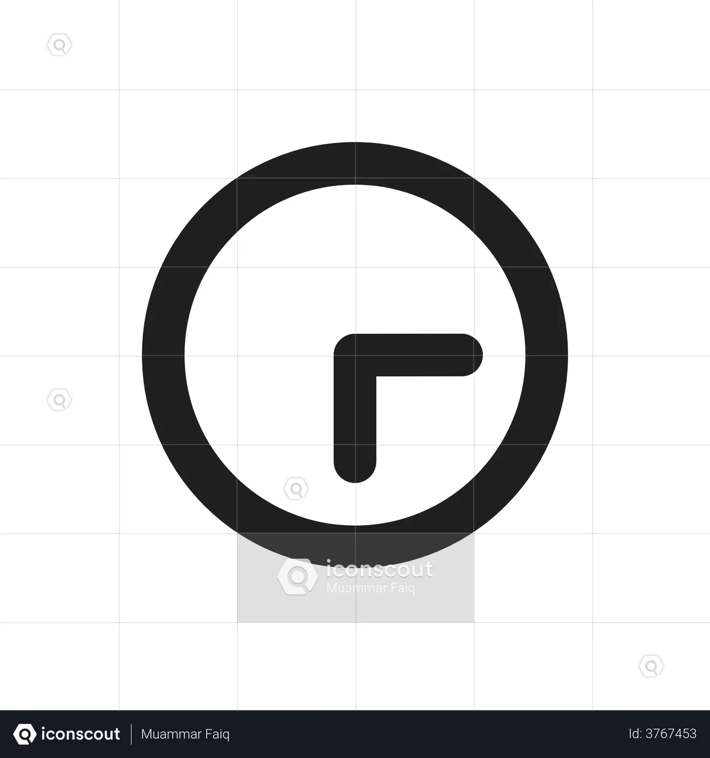 Clock Animated Icon download in JSON, LOTTIE or MP4 format