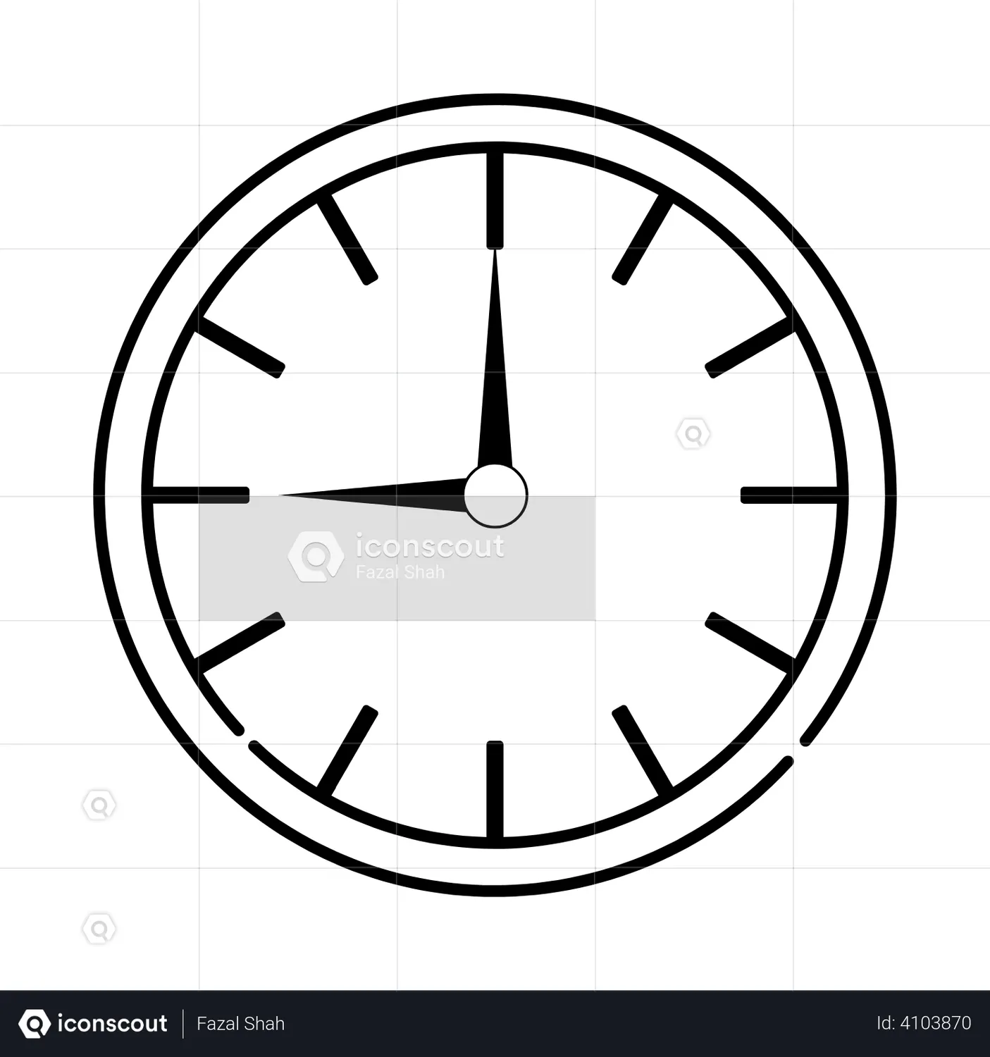 Clock Animated Icon download in JSON, LOTTIE or MP4 format