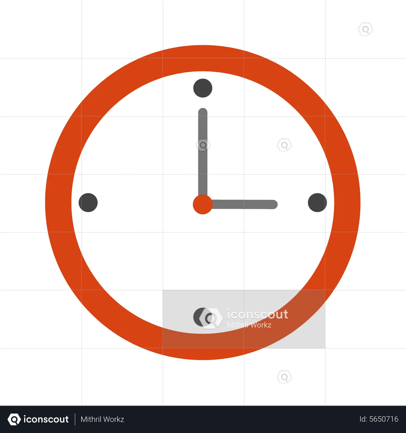 Clock Animated Icon download in JSON, LOTTIE or MP4 format